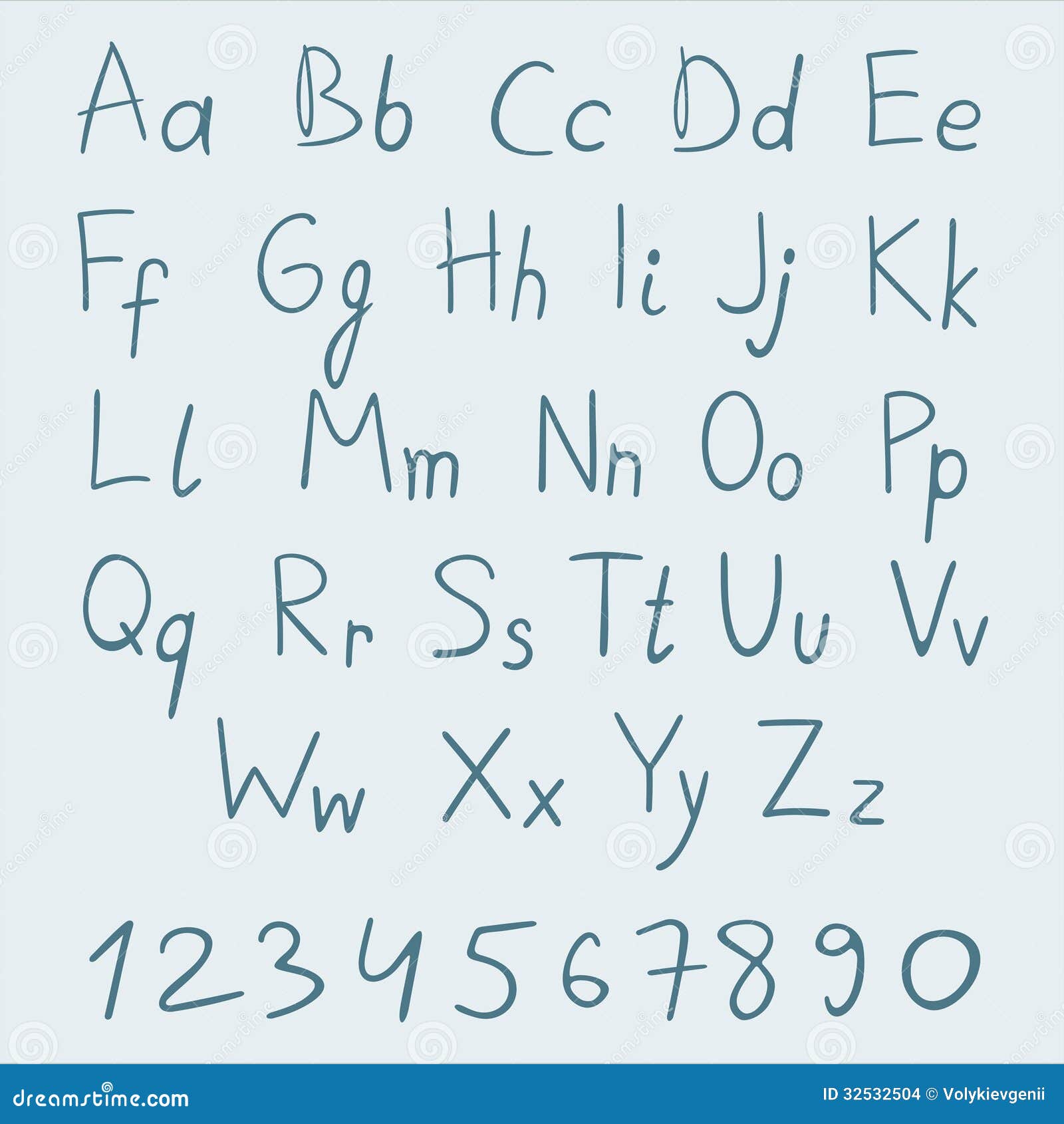 Sketch alphabet stock vector. Illustration of sketch - 32532504