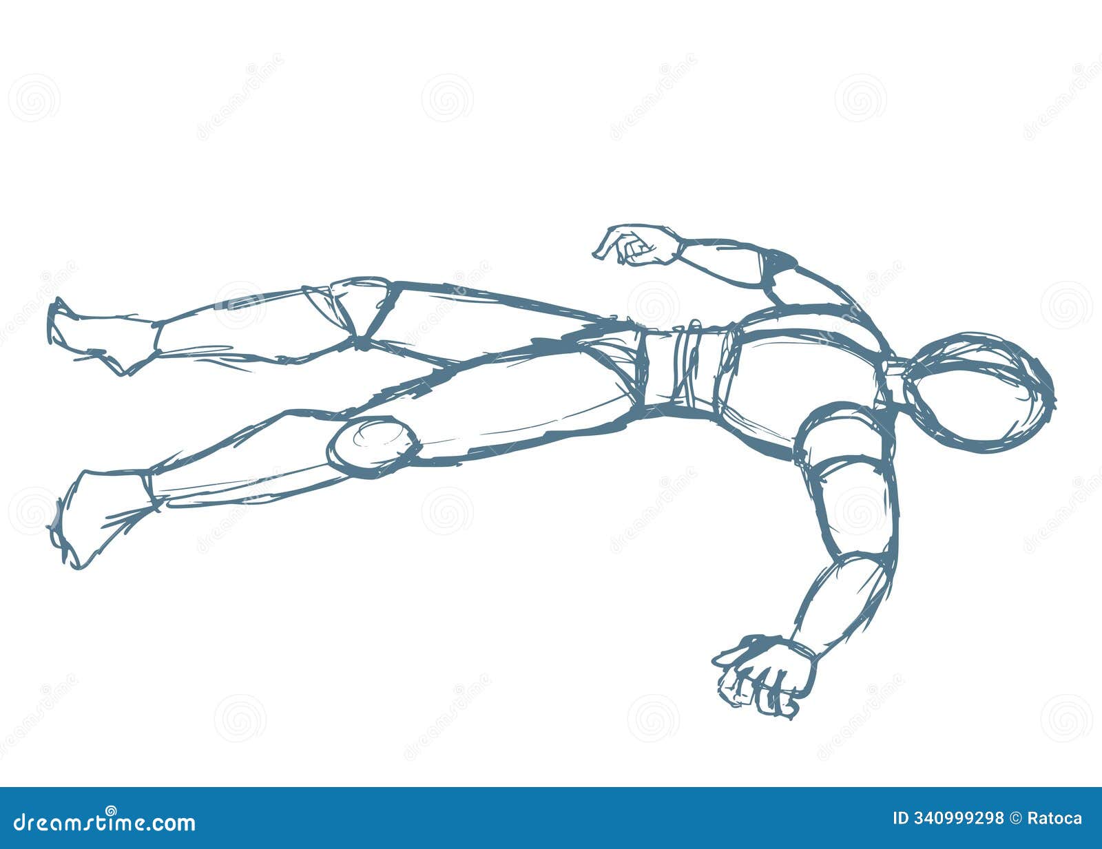 Sketch body reference stock illustration. Illustration of line - 340999298