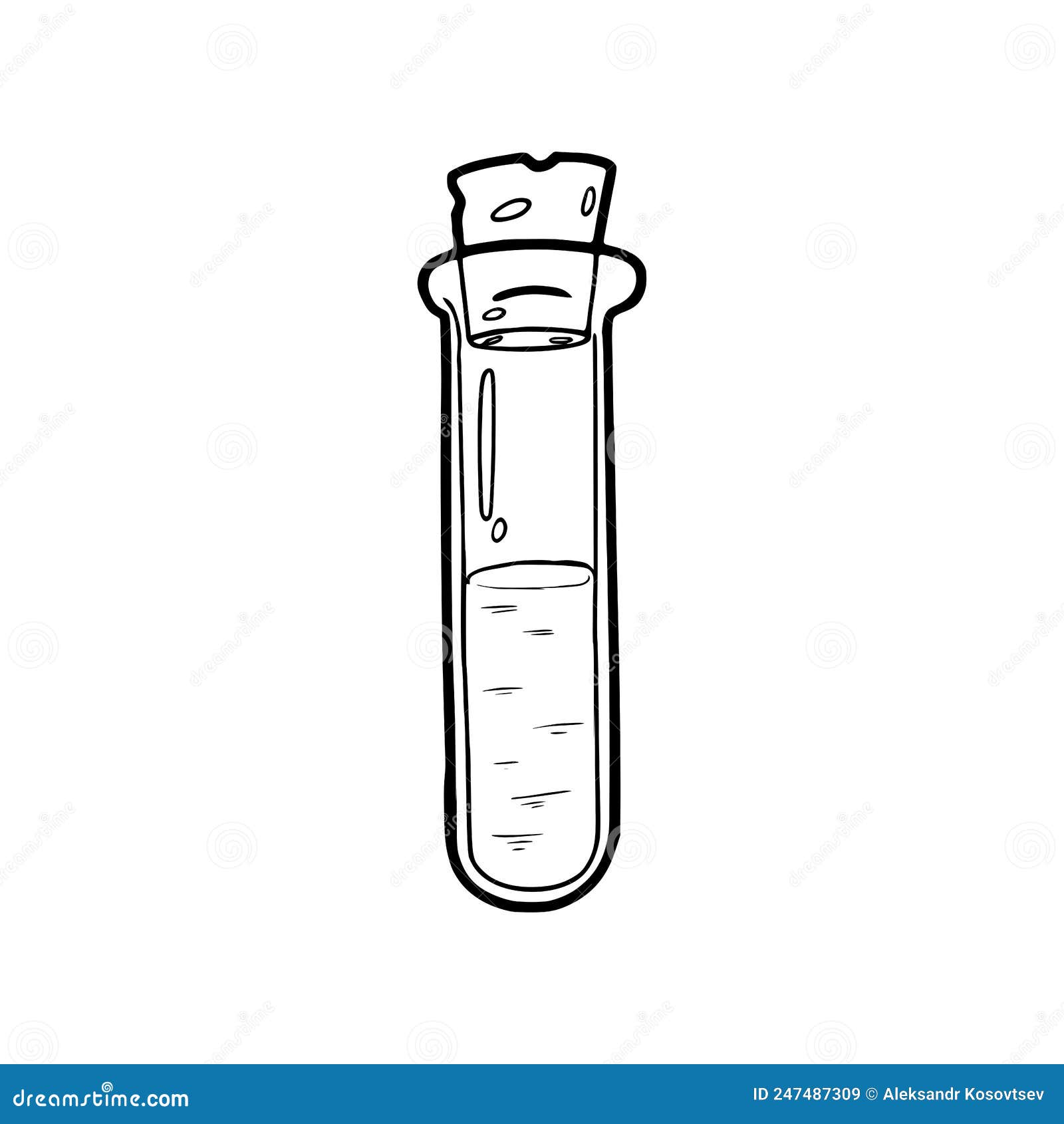 Sketch of a Bottle of Poison or Elixir_4 Stock Vector - Illustration of ...