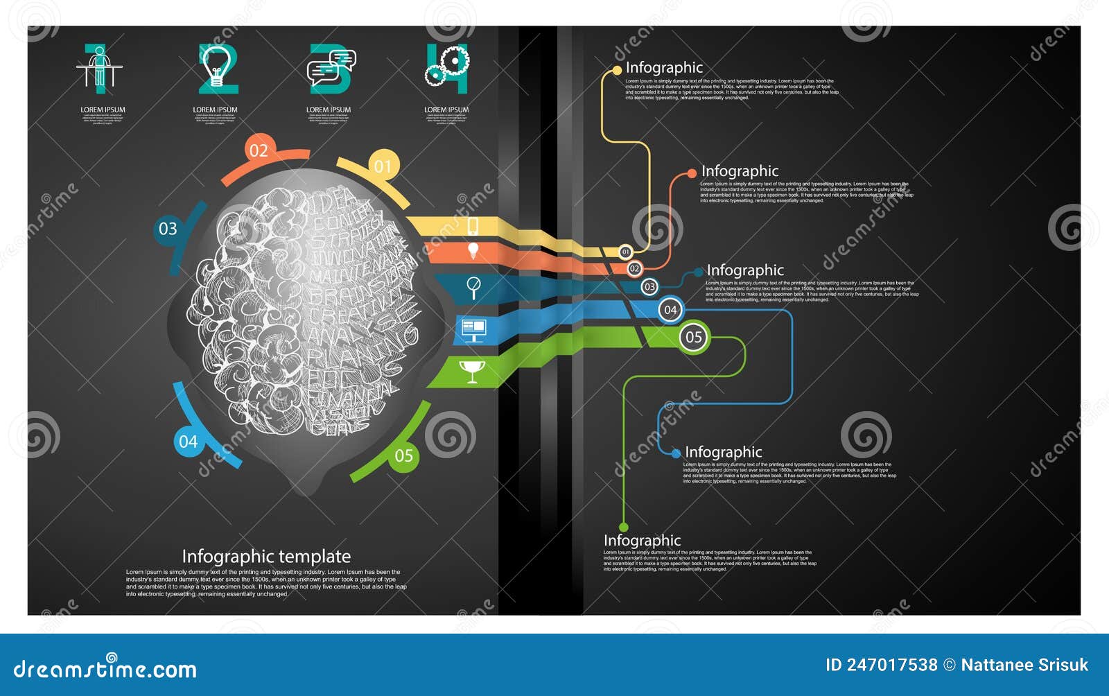 Sketch Brain - Creativity Modern Idea And Concept Illustration ...