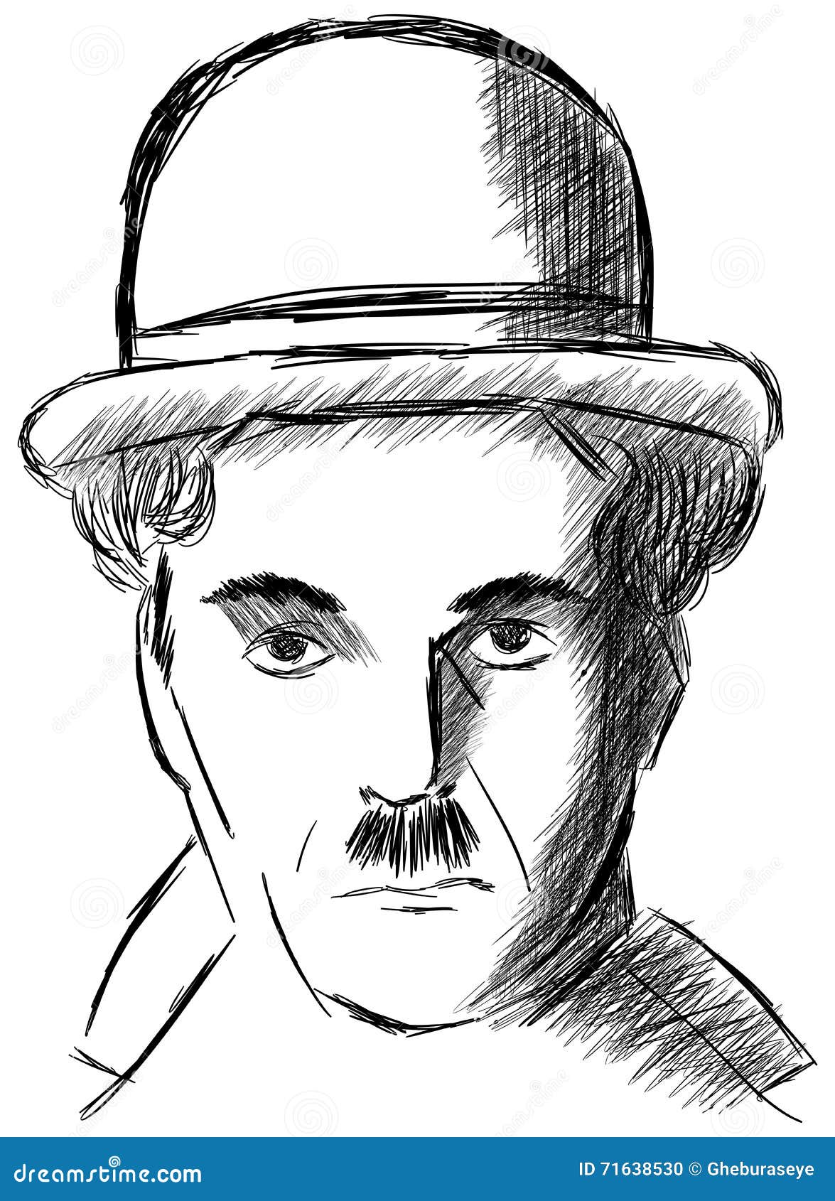 Sketch of Charlie Chaplin Isolated Stock Vector - Illustration of ... Sketch of Charlie Chaplin Isolated Stock Vector - Illustration of ...