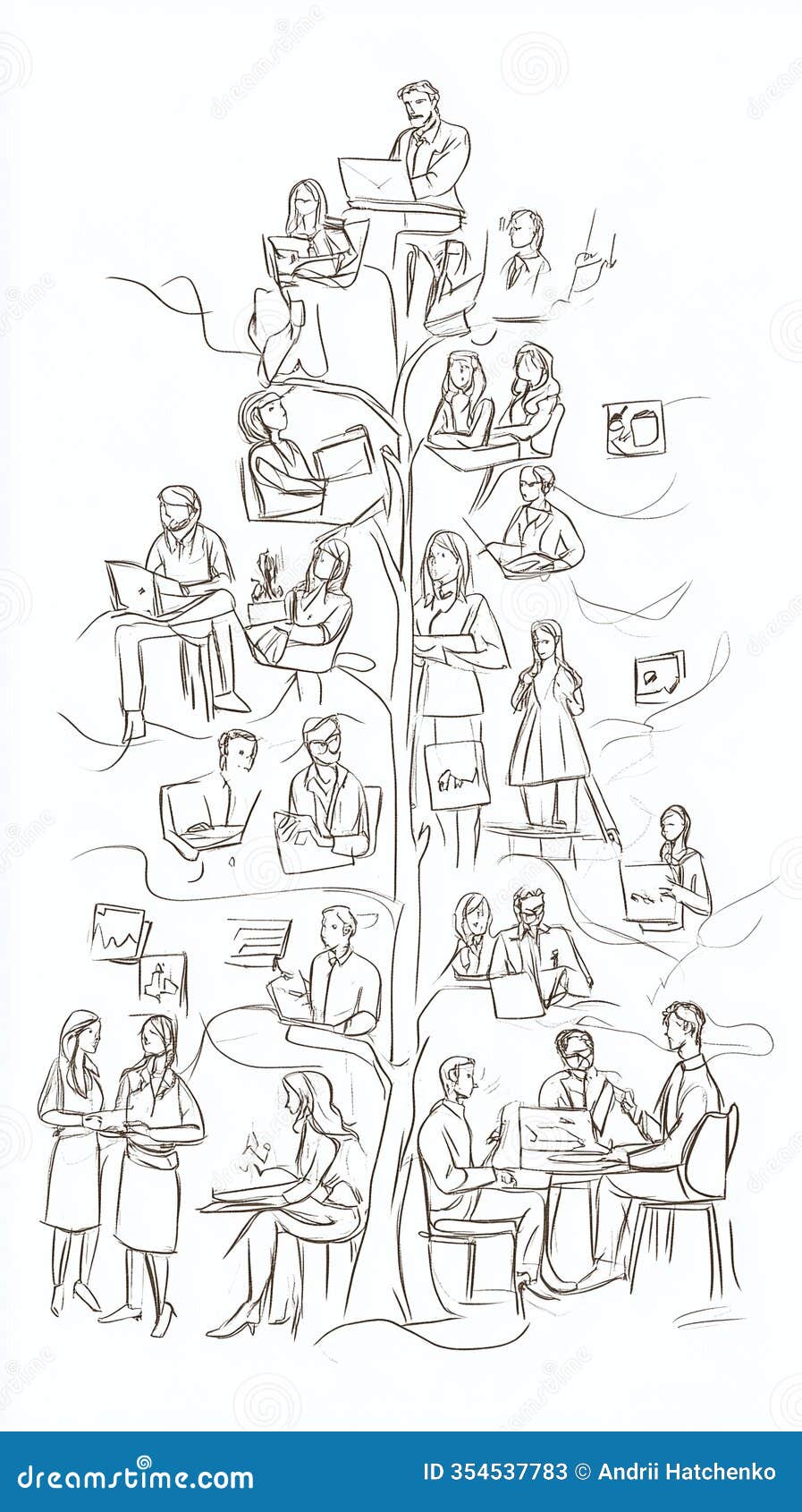 Sketch of a Collaborative Corporate Process Symbolizing the Role of ...