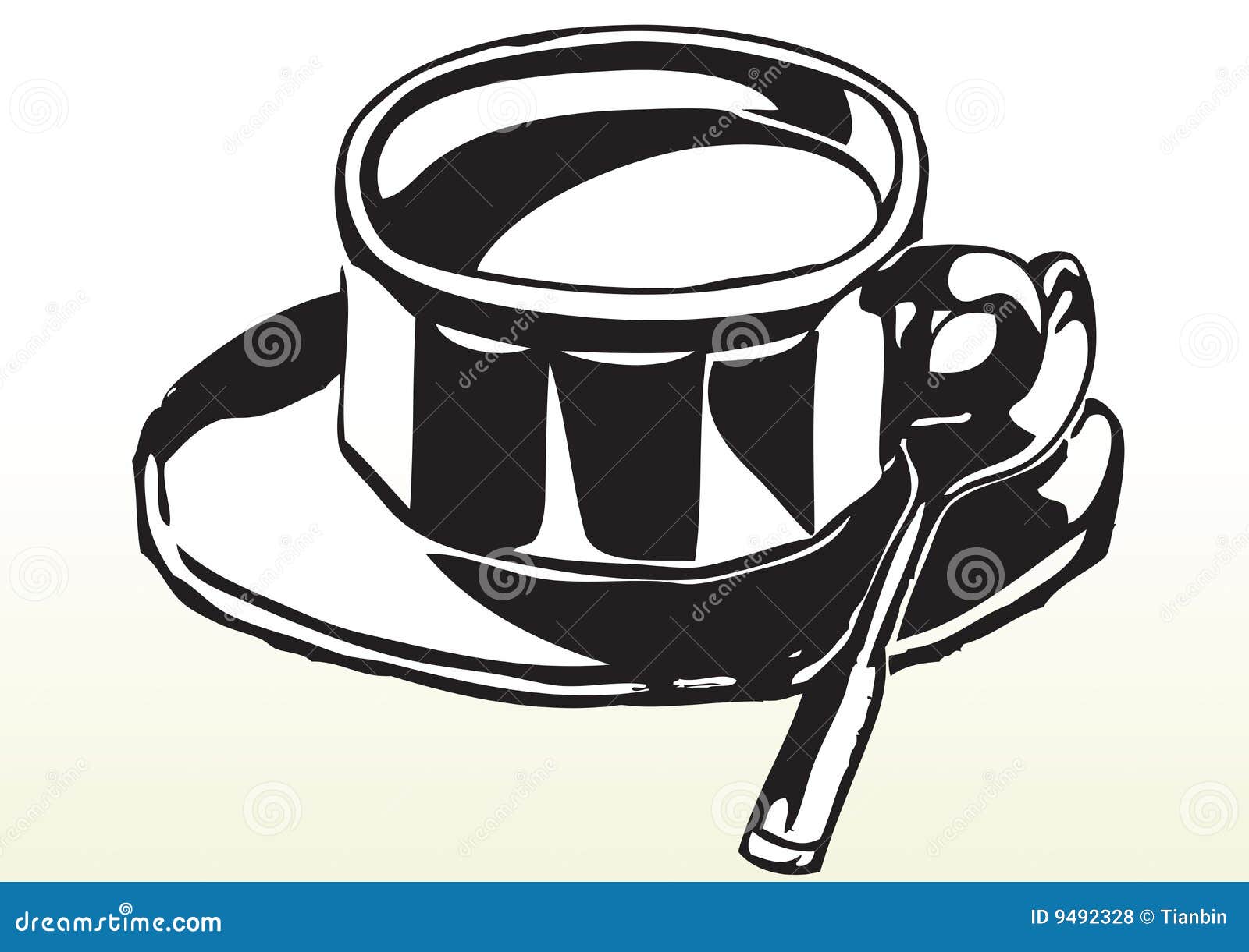 Sketch of Cup of Tea or Coffee Stock Vector - Illustration of drawing ...