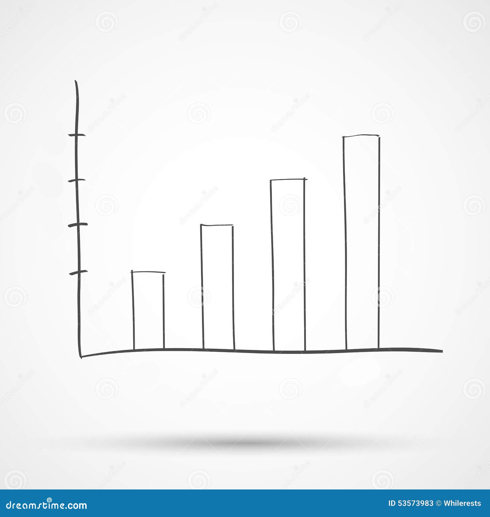 Sketch Diagram Chart Statistical Text Stock Illustration - Illustration ...
