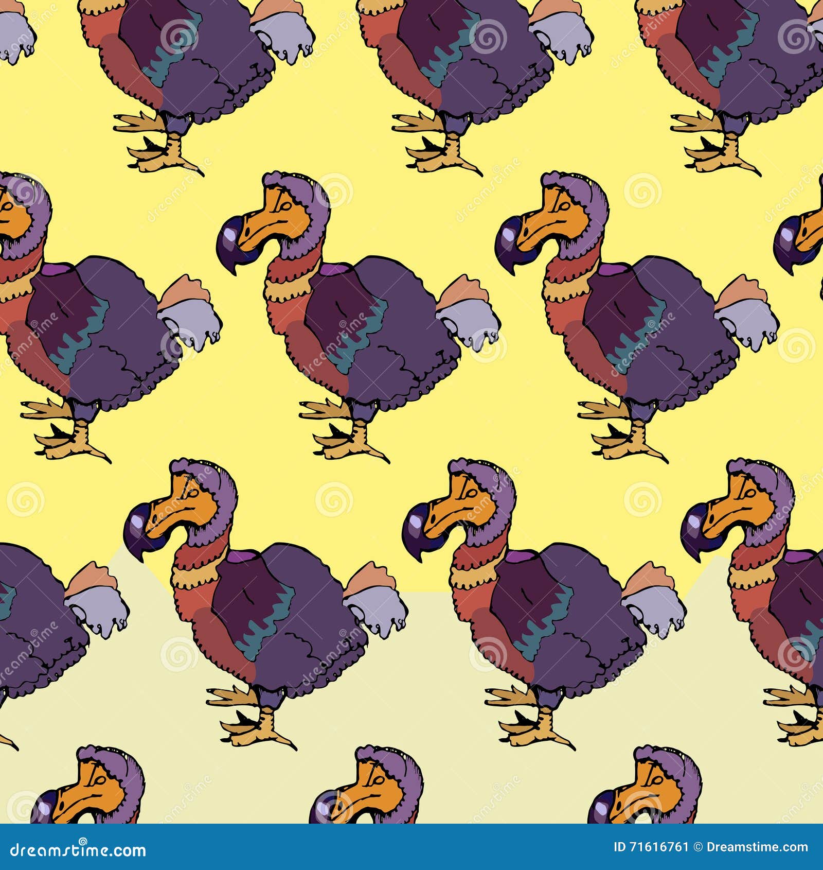 Sketch Dodo Bird. Cartoon Vector | CartoonDealer.com #71616761