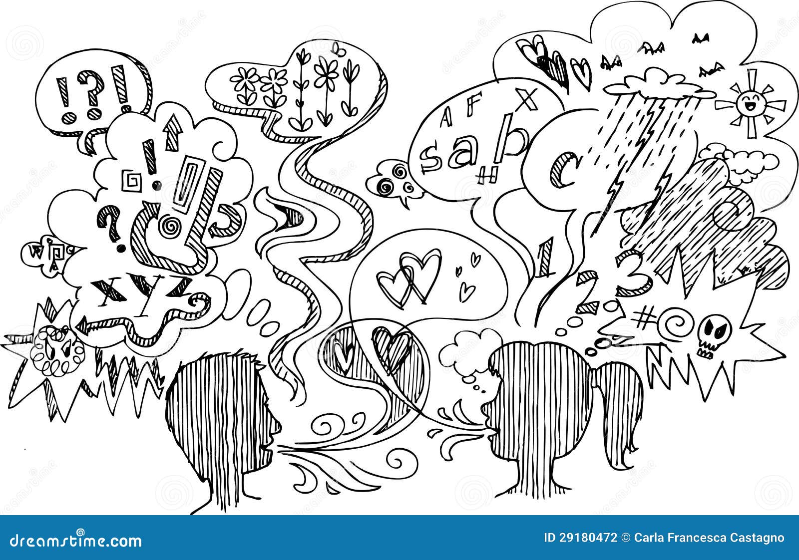 Dialogue Vector Illustration | CartoonDealer.com #9330094