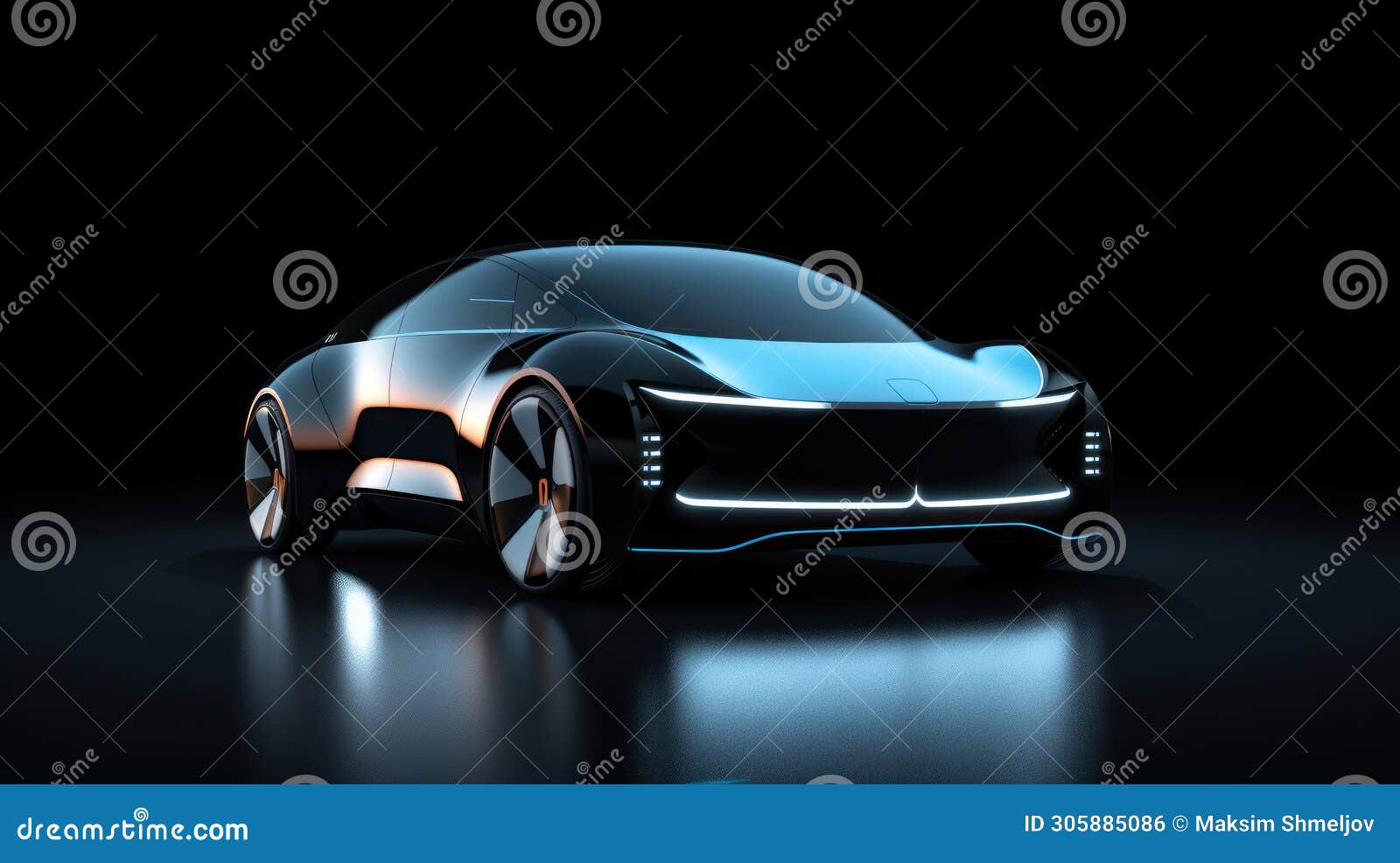 Sketch Drawing of Self-driving Car Controlled by an Artificial ...