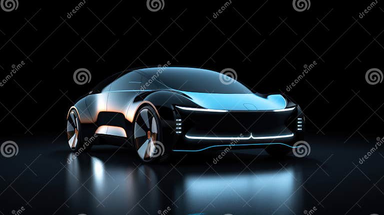 Sketch Drawing of Self-driving Car Controlled by an Artificial ...