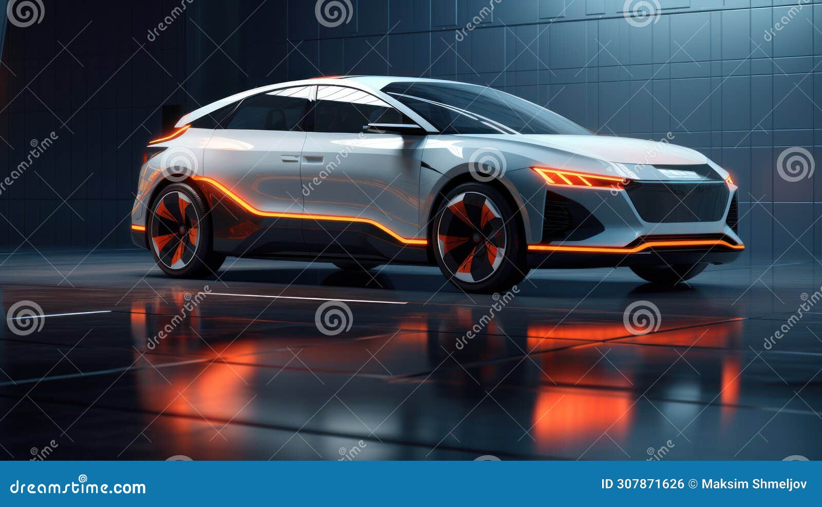 Sketch Drawing of Self-driving Car Controlled by an Artificial ...