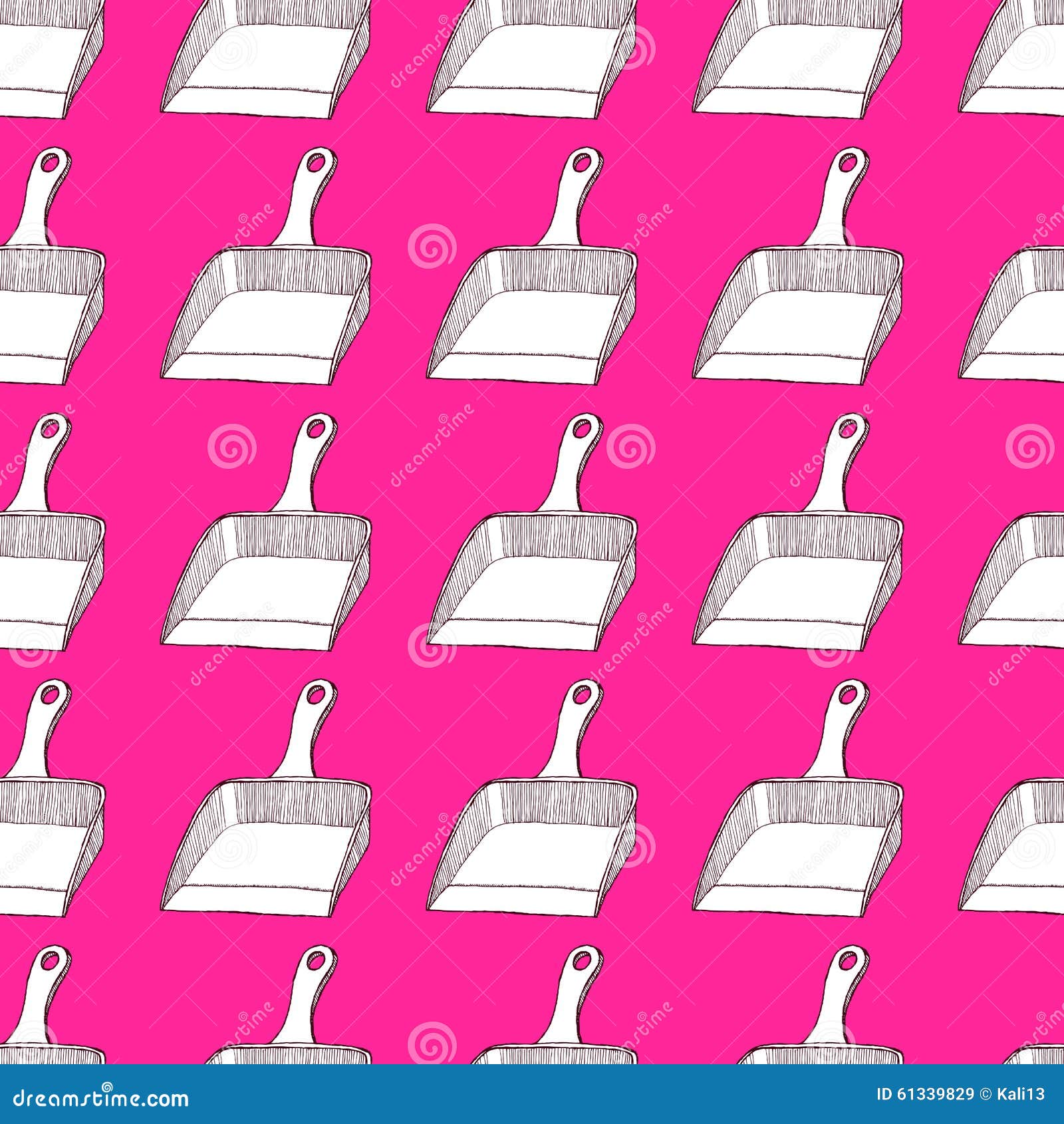 Sketch Dust Pan in Vintage Style Stock Vector - Illustration of icon ...