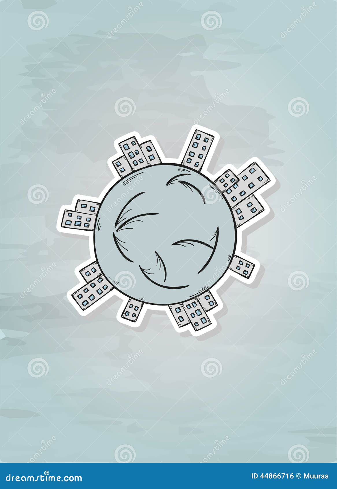 Urbanization. Vector Art | CartoonDealer.com #2103728