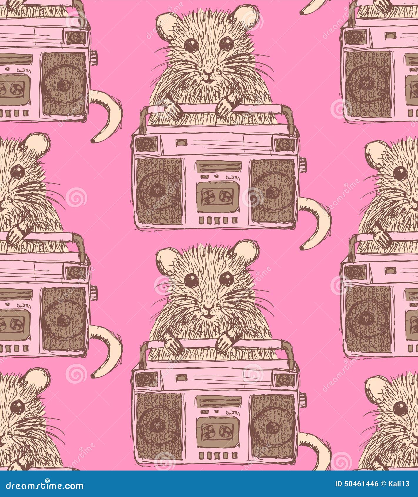 Sketch Fancy Mouse in Vintage Style Stock Vector - Illustration of ...