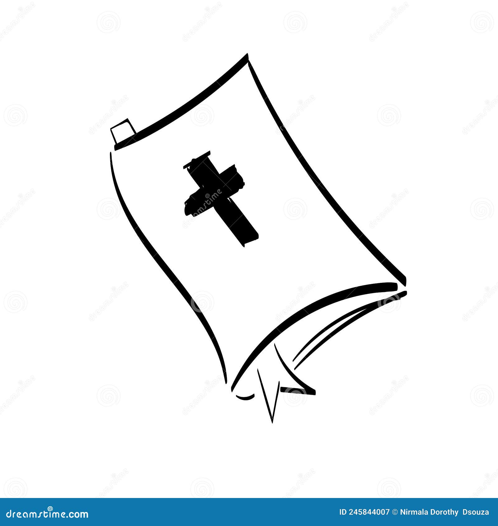 Sketch of First Holy Communion Element Stock Illustration ...