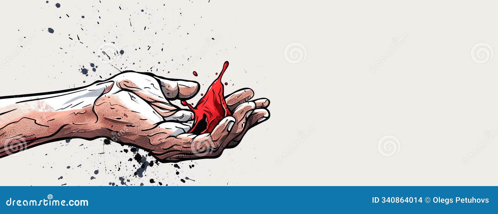 Hand Grasping Globe Over Book Cartoon Vector | CartoonDealer.com #55735183