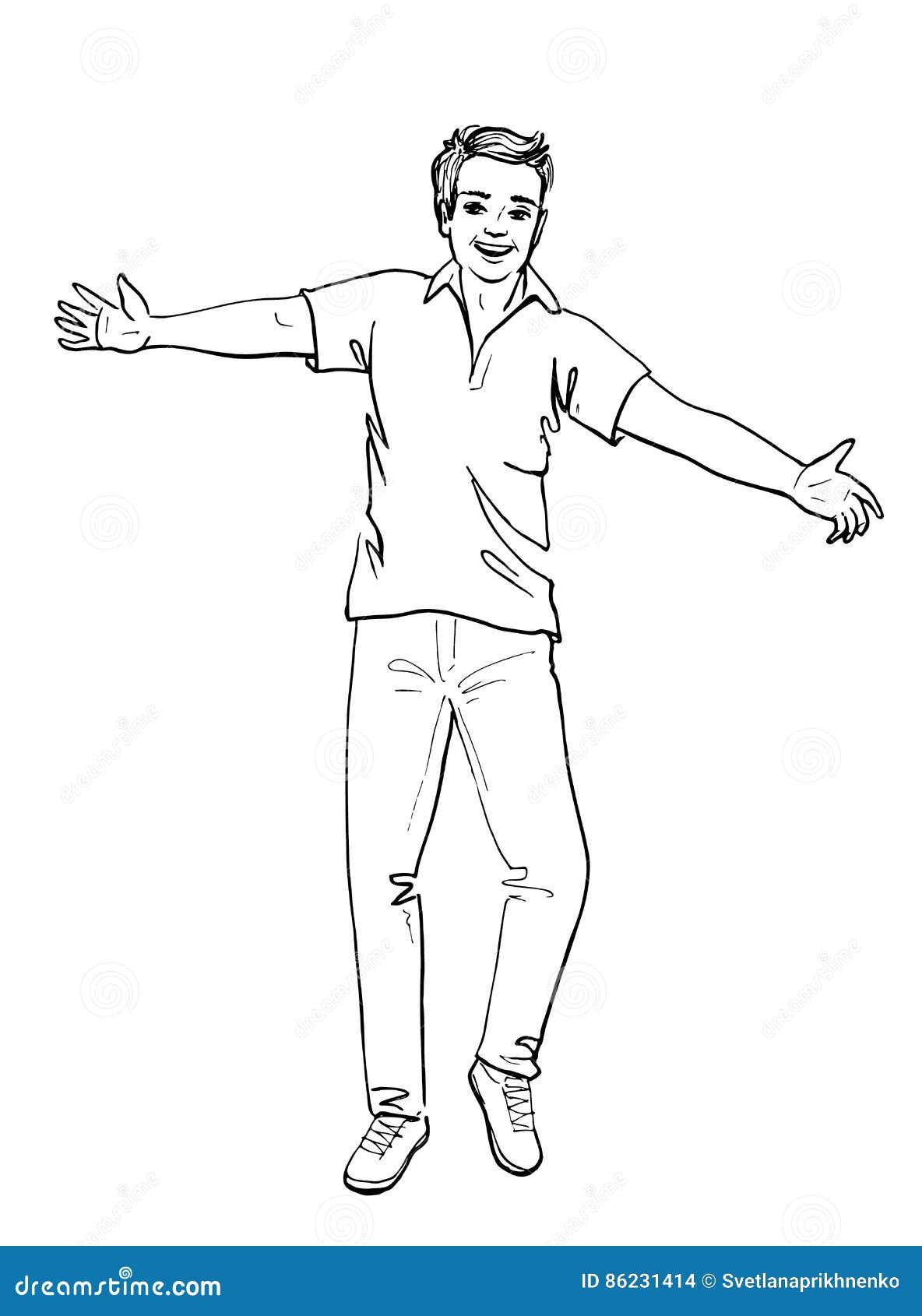 Happy Person Drawing