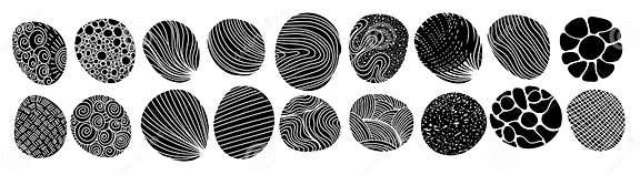 Sketch Hatching Patterns, Abstract Hand Drawn Vector Backgrounds ...