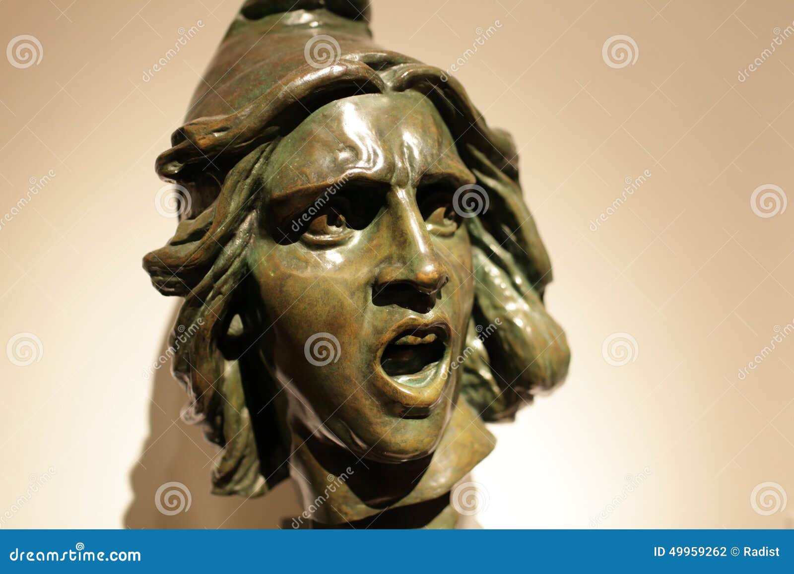 Sketch Head Figure of a Triumphal Arch in Paris Stock Photo - Image of ...