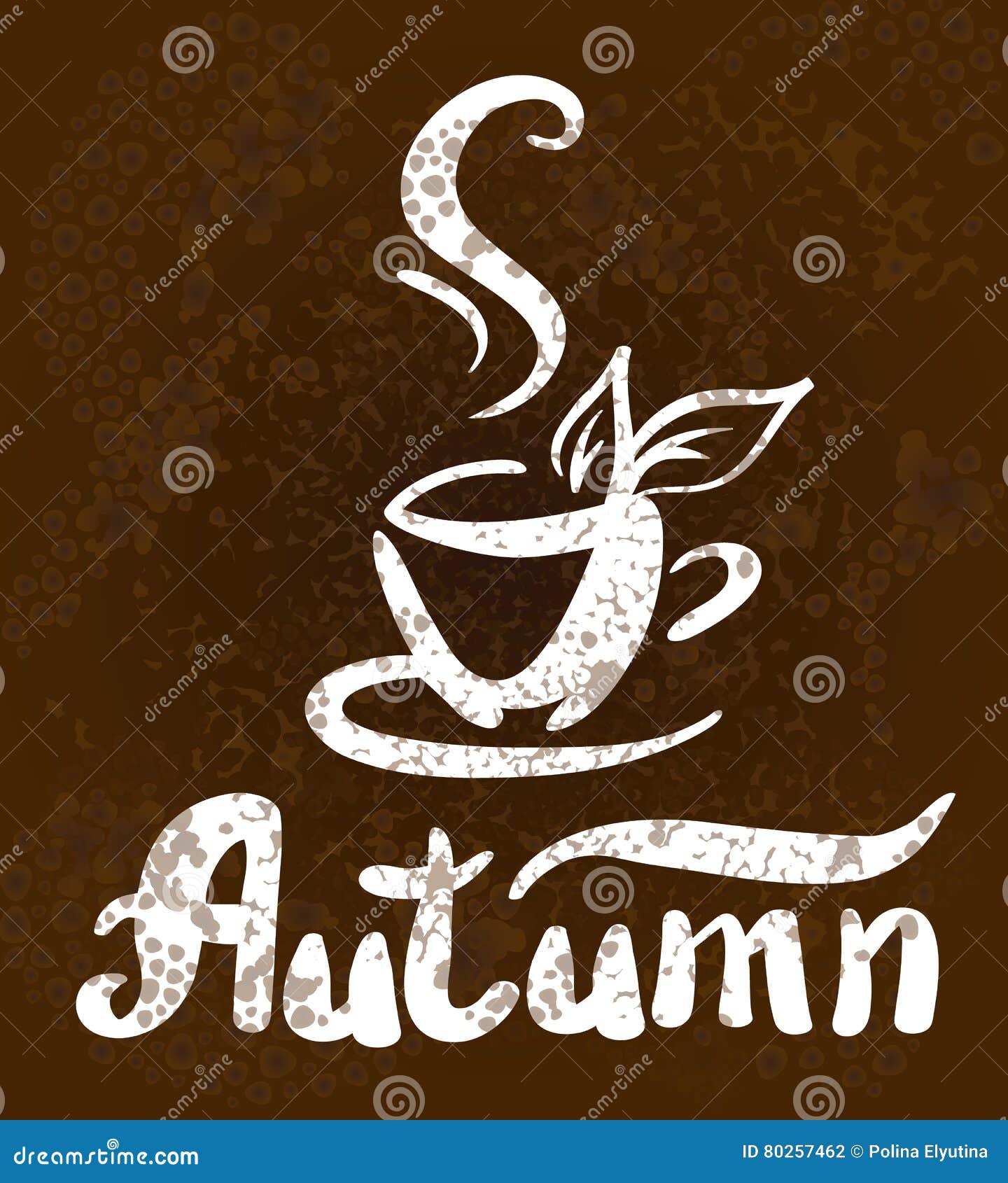 A Sketch of Hot Cup of Autumn Tea Stock Vector - Illustration of color ...