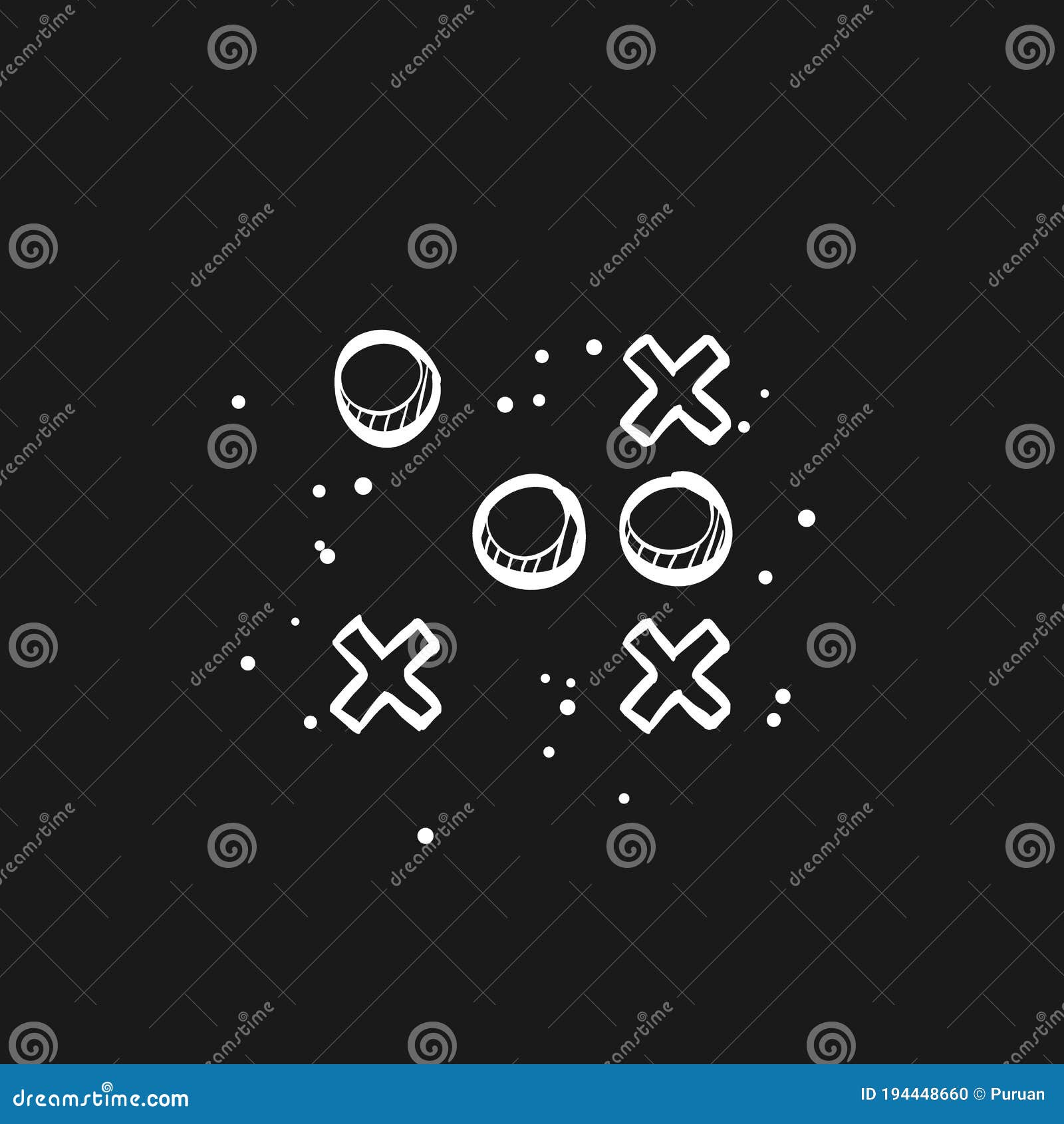 Sketch Icon in Black - Strategy Game Stock Vector - Illustration of ...