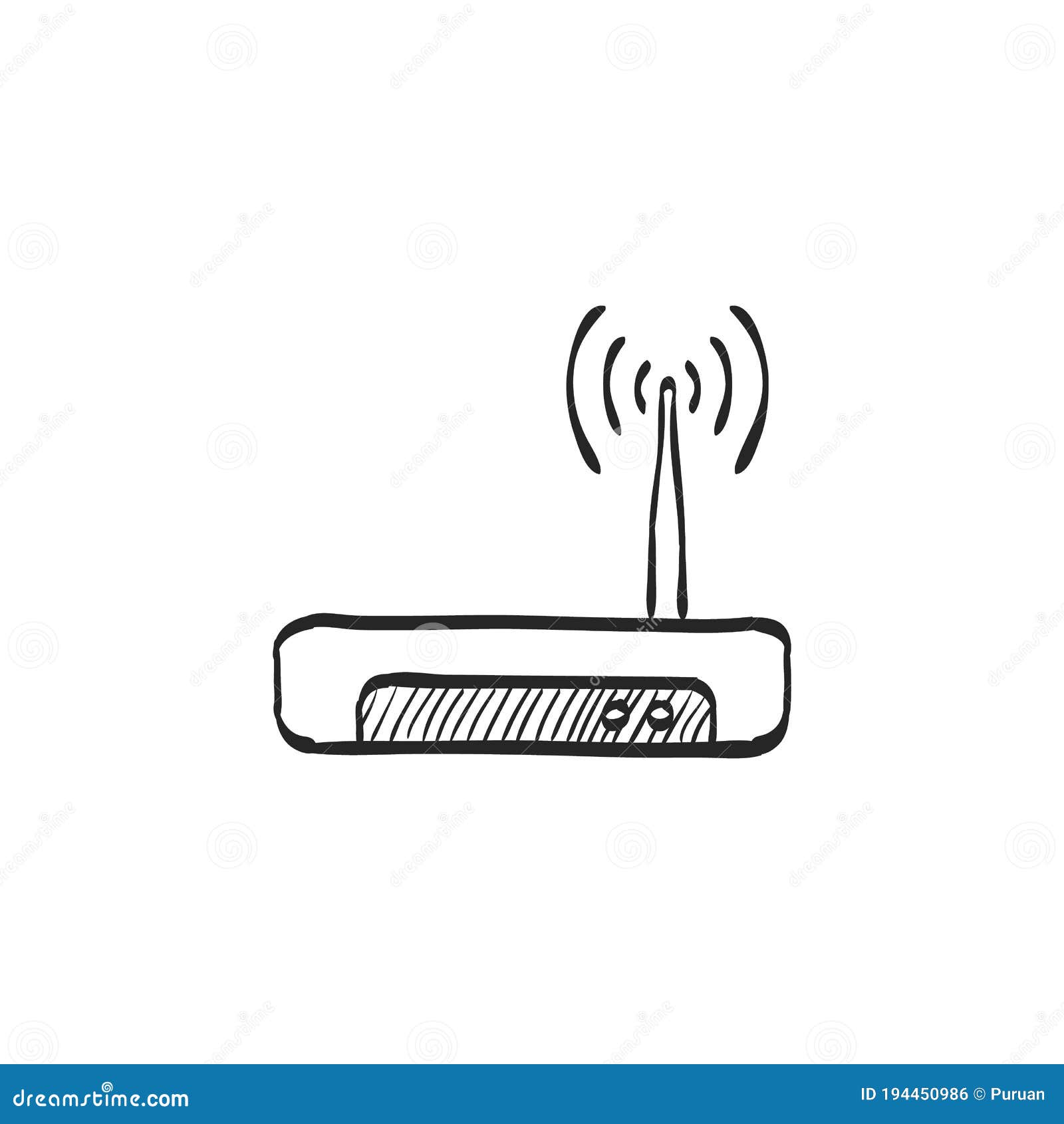 Sketch Icon - Router Internet Stock Vector - Illustration of internet ...