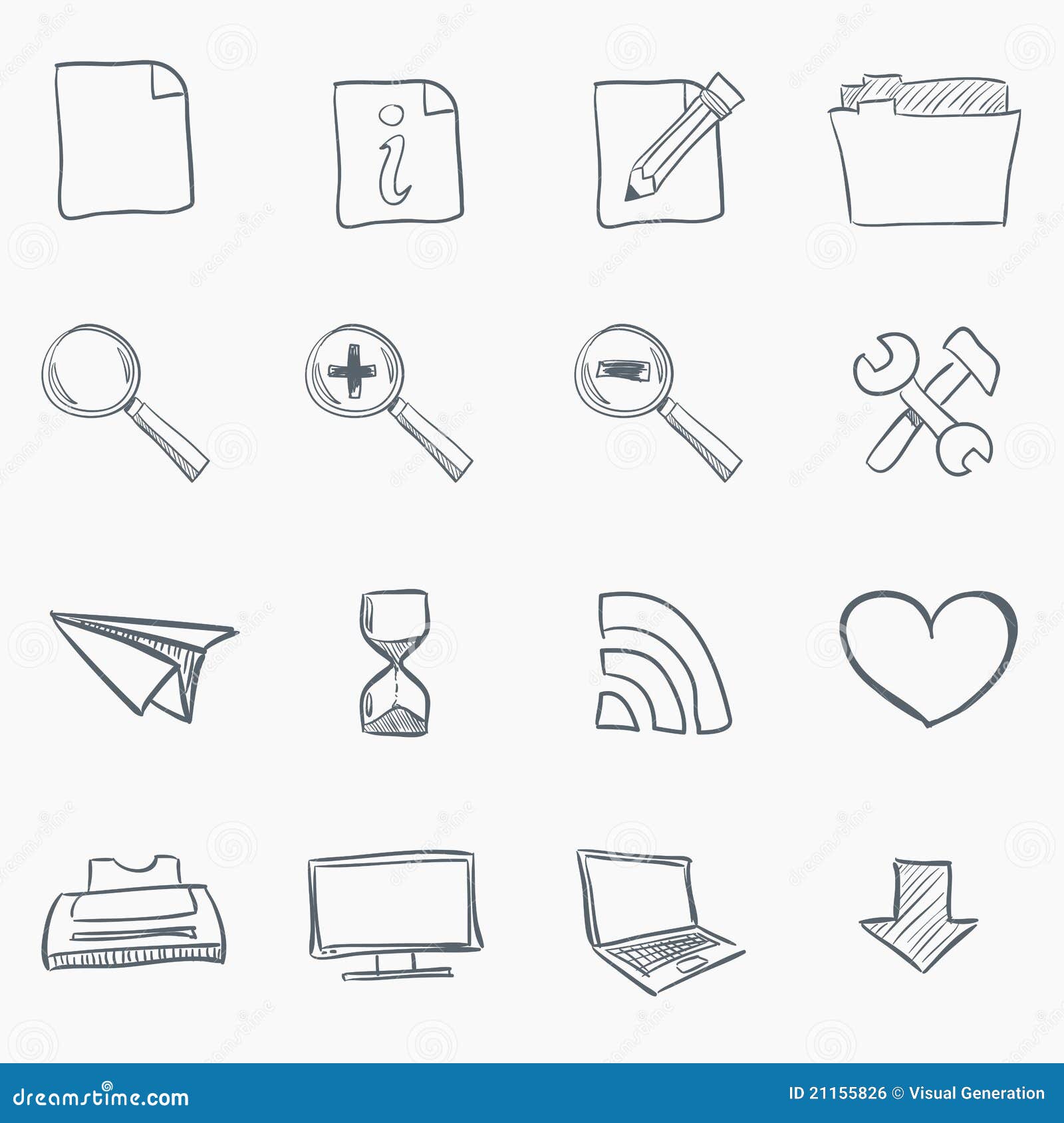 Sketch Icon - Densitometer Vector Illustration | CartoonDealer.com ...