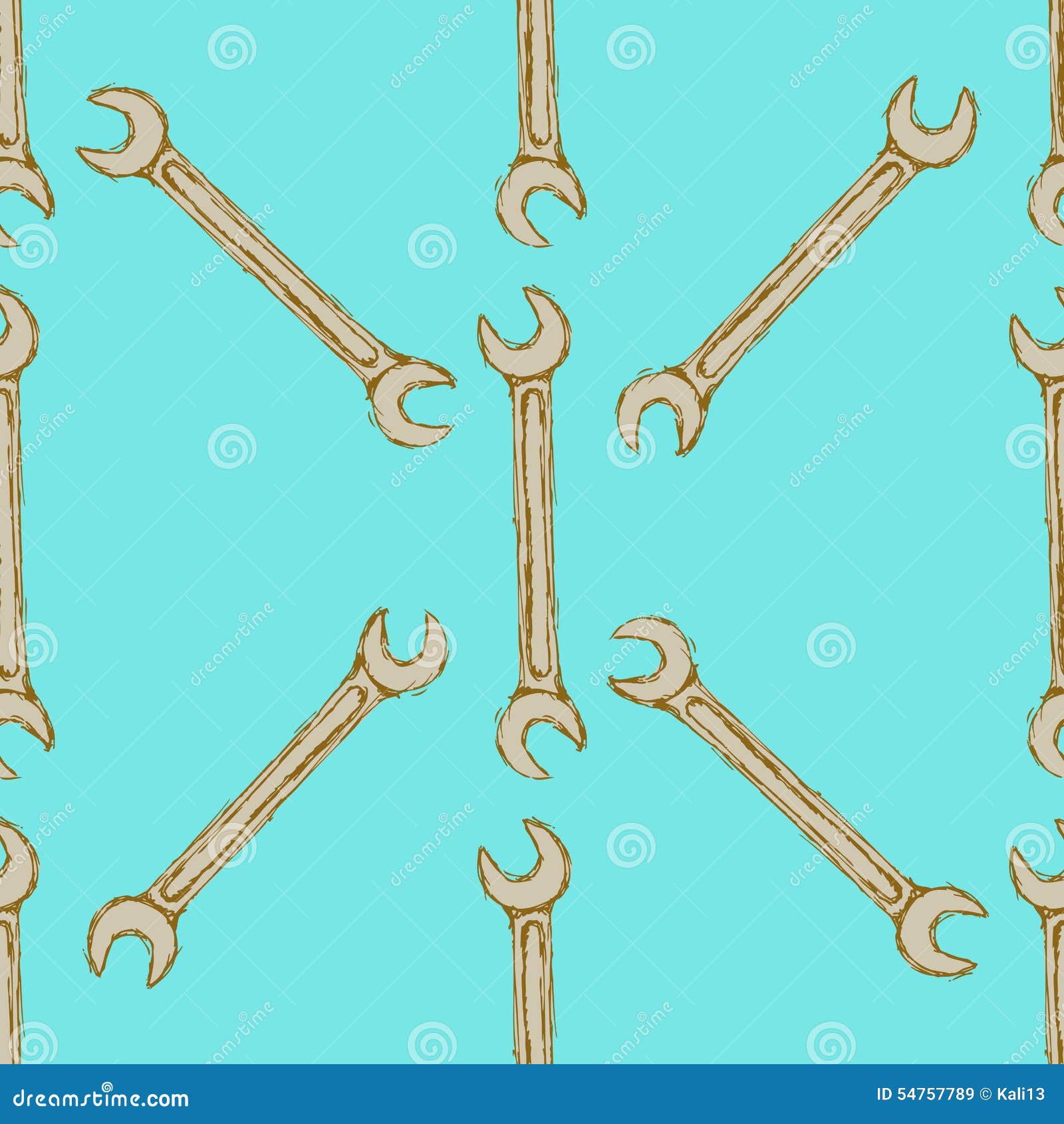 Sketch Key Tool in Vintage Style Stock Illustration - Illustration of ...