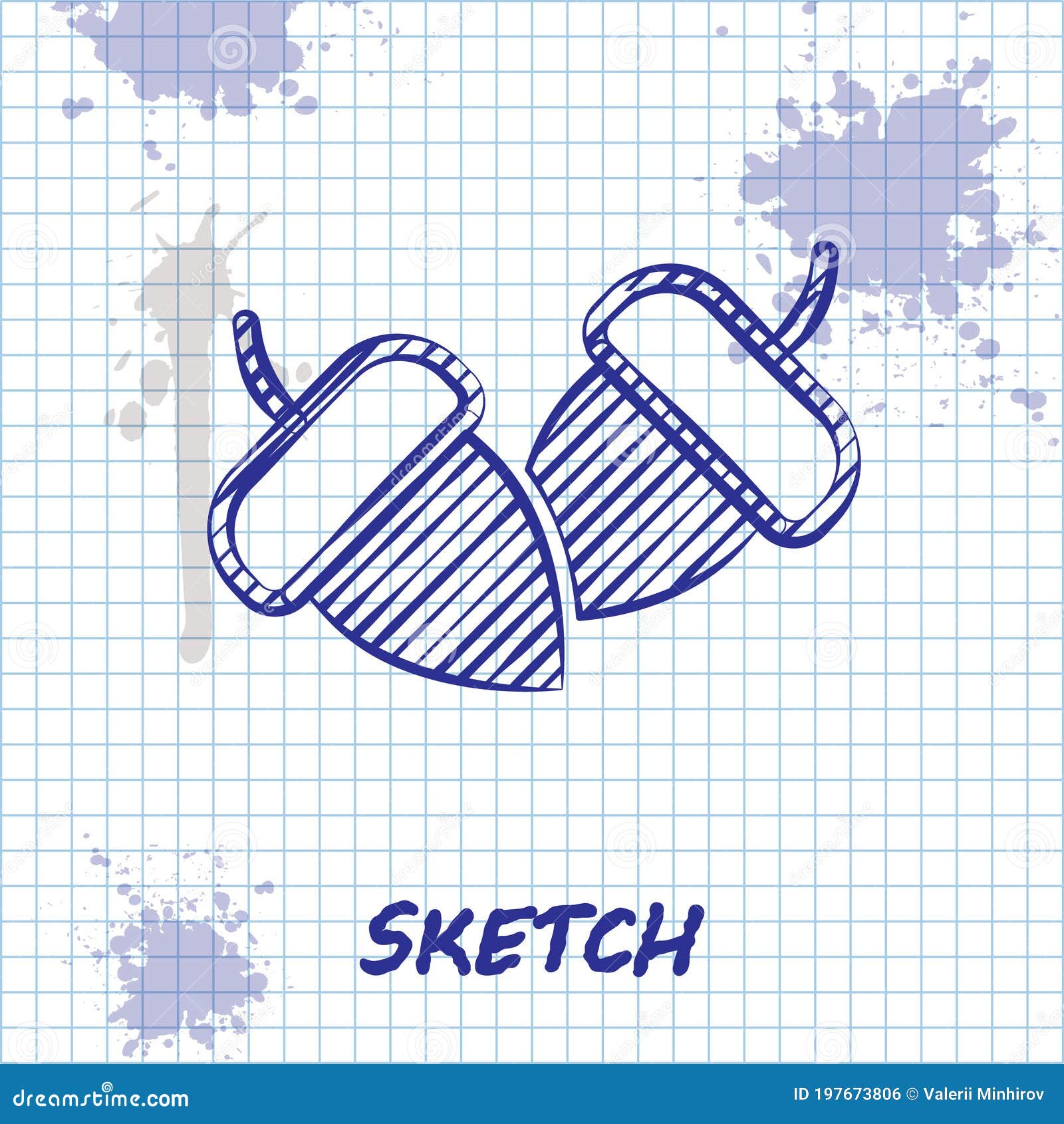 One Line Acorn, Outline Oak Seed. Acorns Line Art. Vector Illustration ...