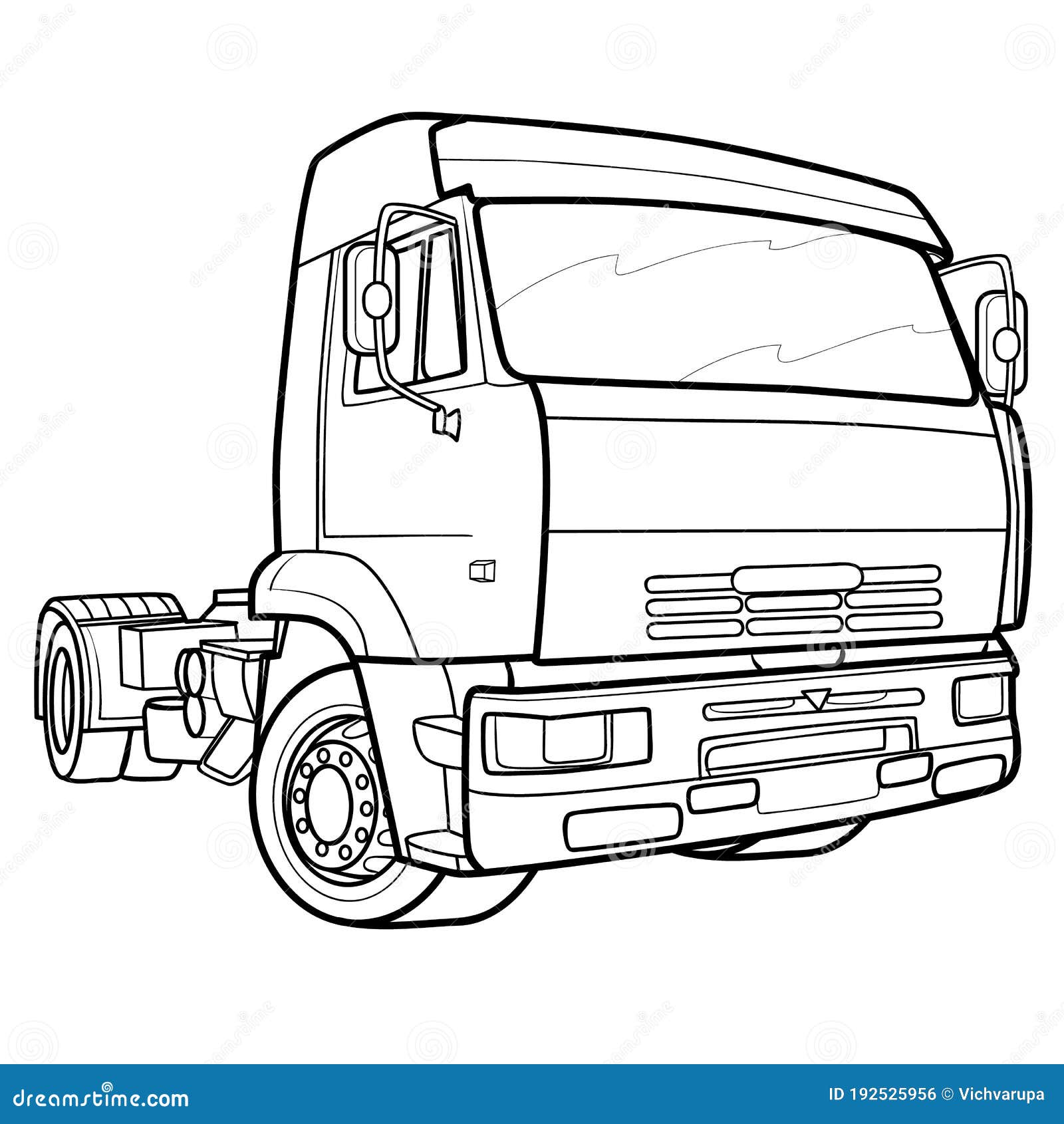 Lorry Cabin Royalty-Free Cartoon | CartoonDealer.com #6540833