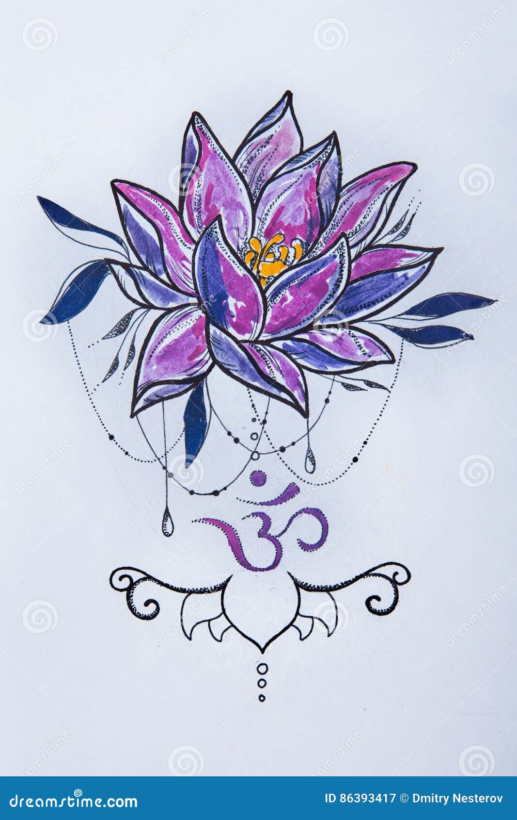 Sketch Lotus Flower Drawing, Pencil Sketch Lotus Flower Drawing ...