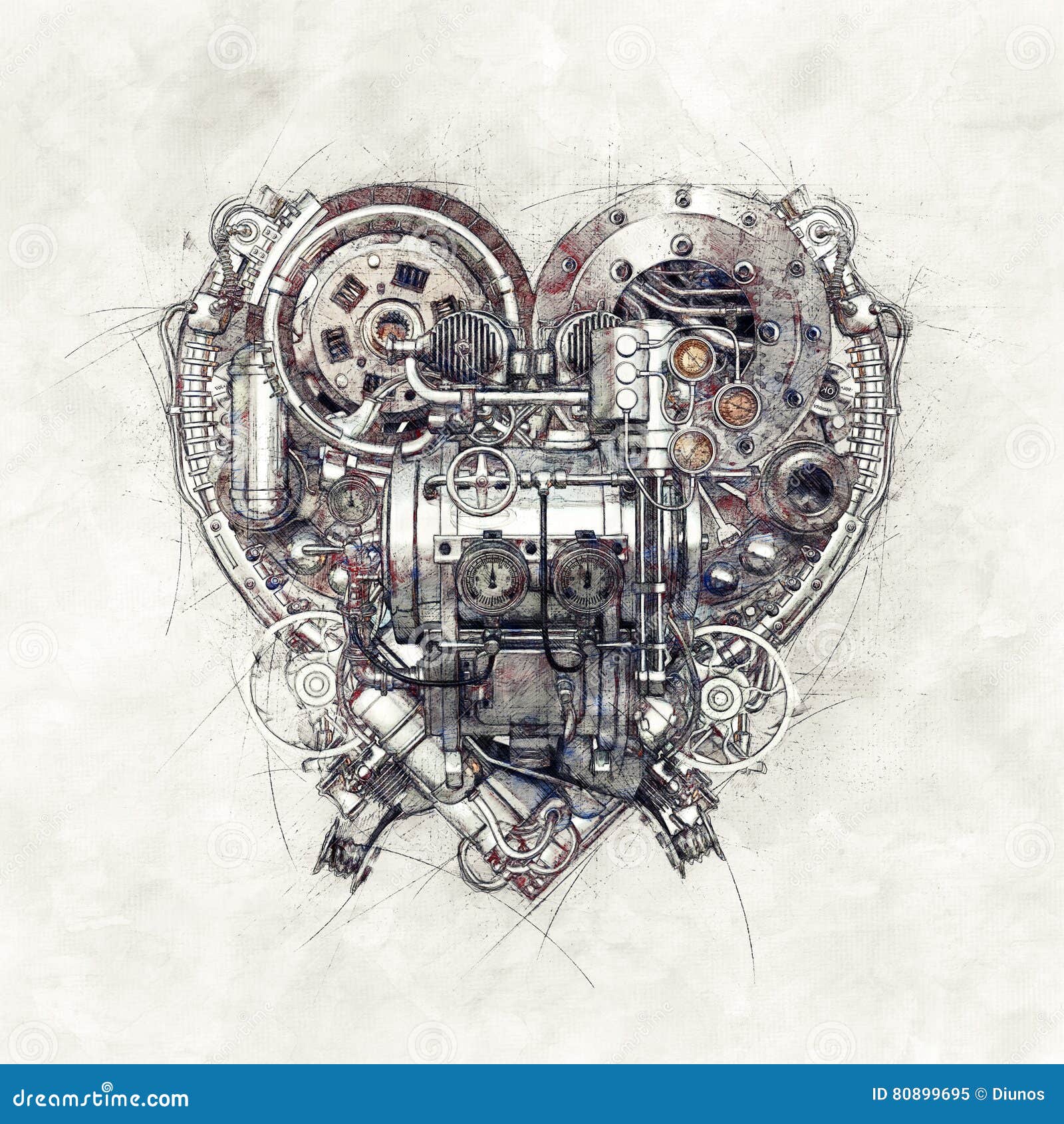Mechanical Drawing Art