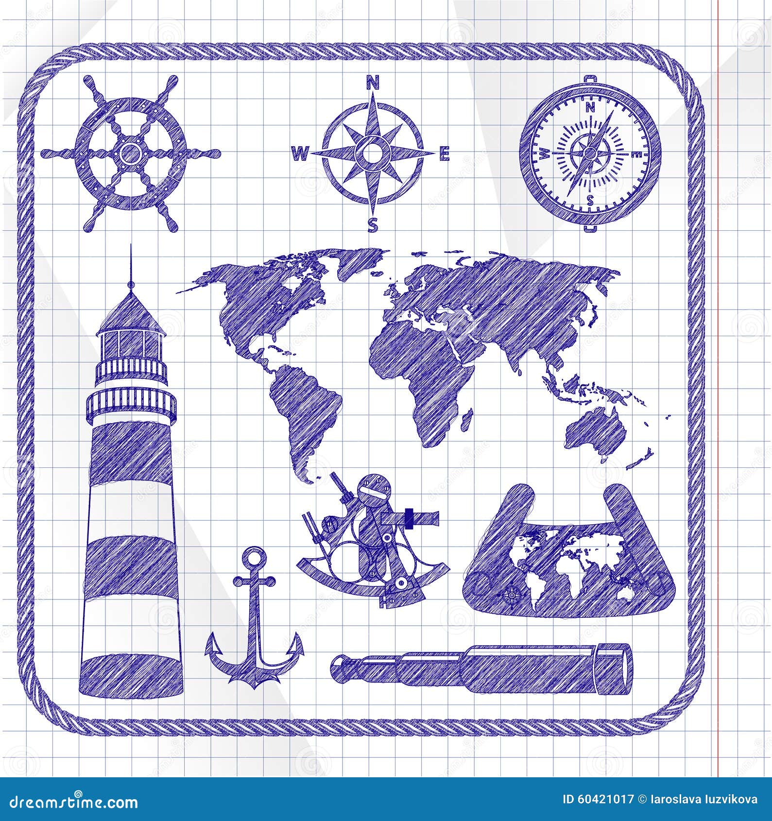 Sketch navigation icon set stock vector. Illustration of collection ...