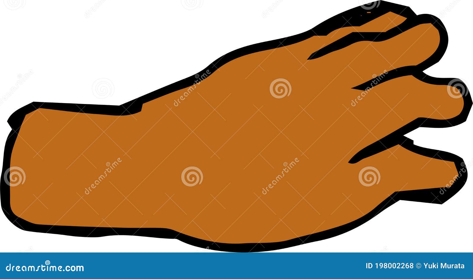 Sketch of Negro hand sign stock vector. Illustration of model - 198002268