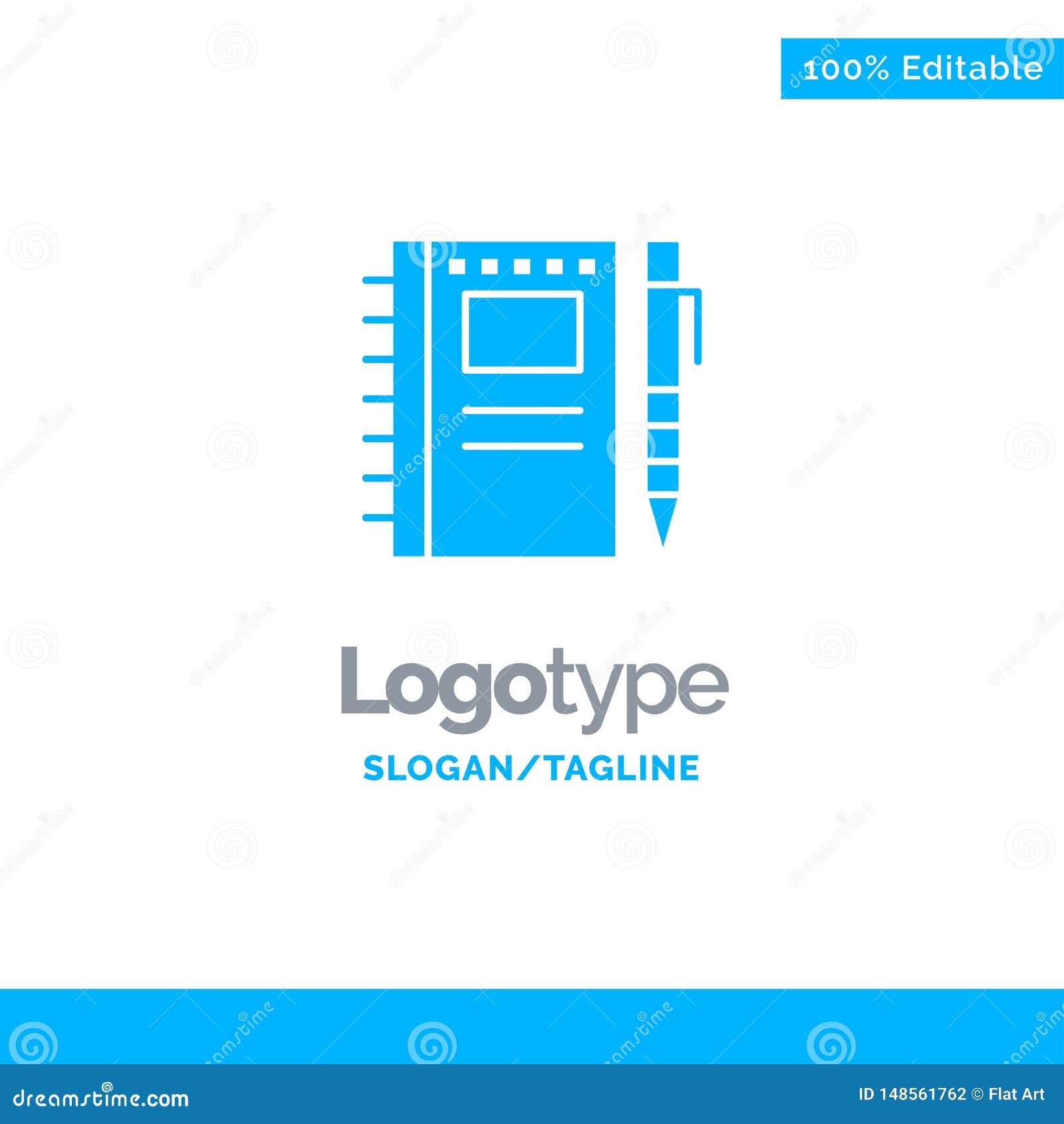 Sketch Notebook, Drawing, Notebook, Pencil, Sketch Blue Solid Logo ...