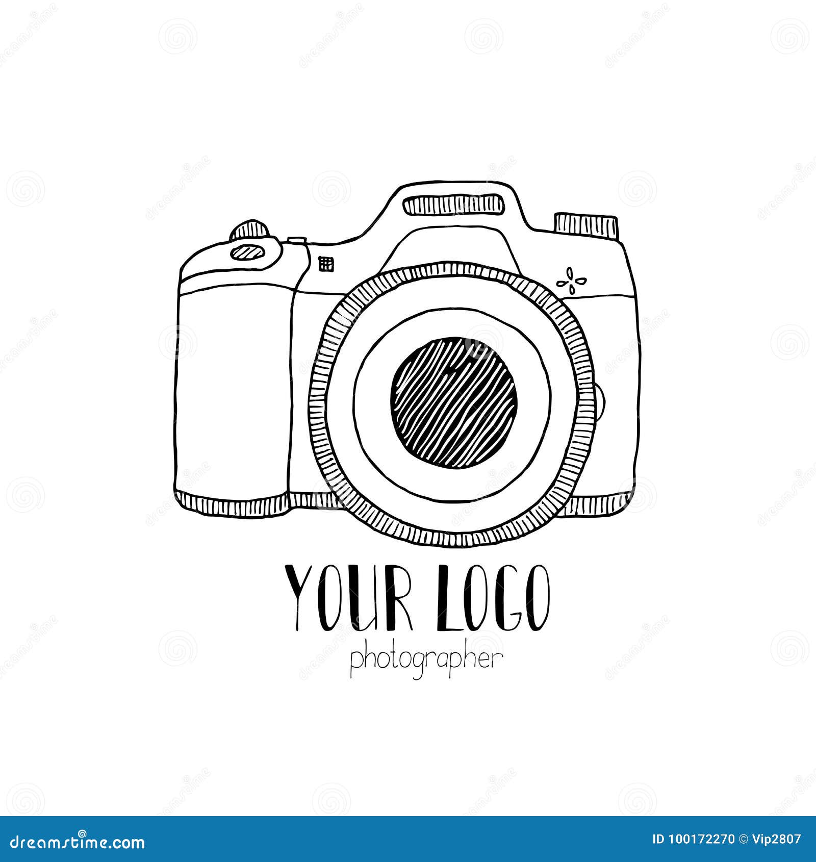 Camera Sketch Logo