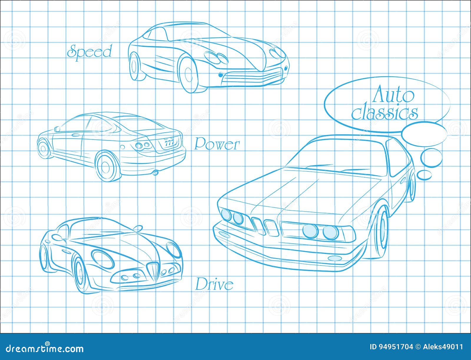 Orthographic Drawing Of A Car