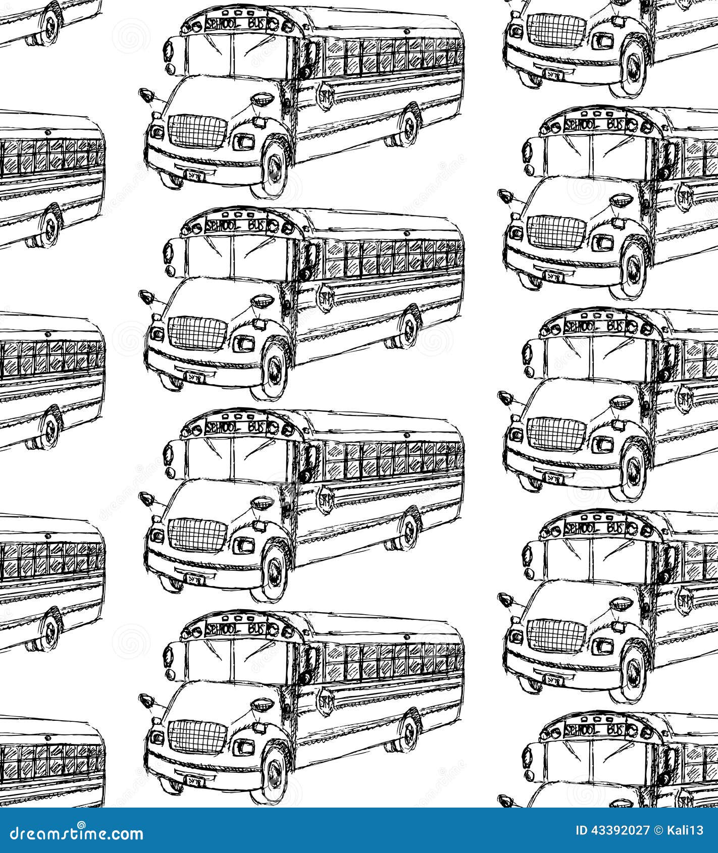 Inside Bus Drawing