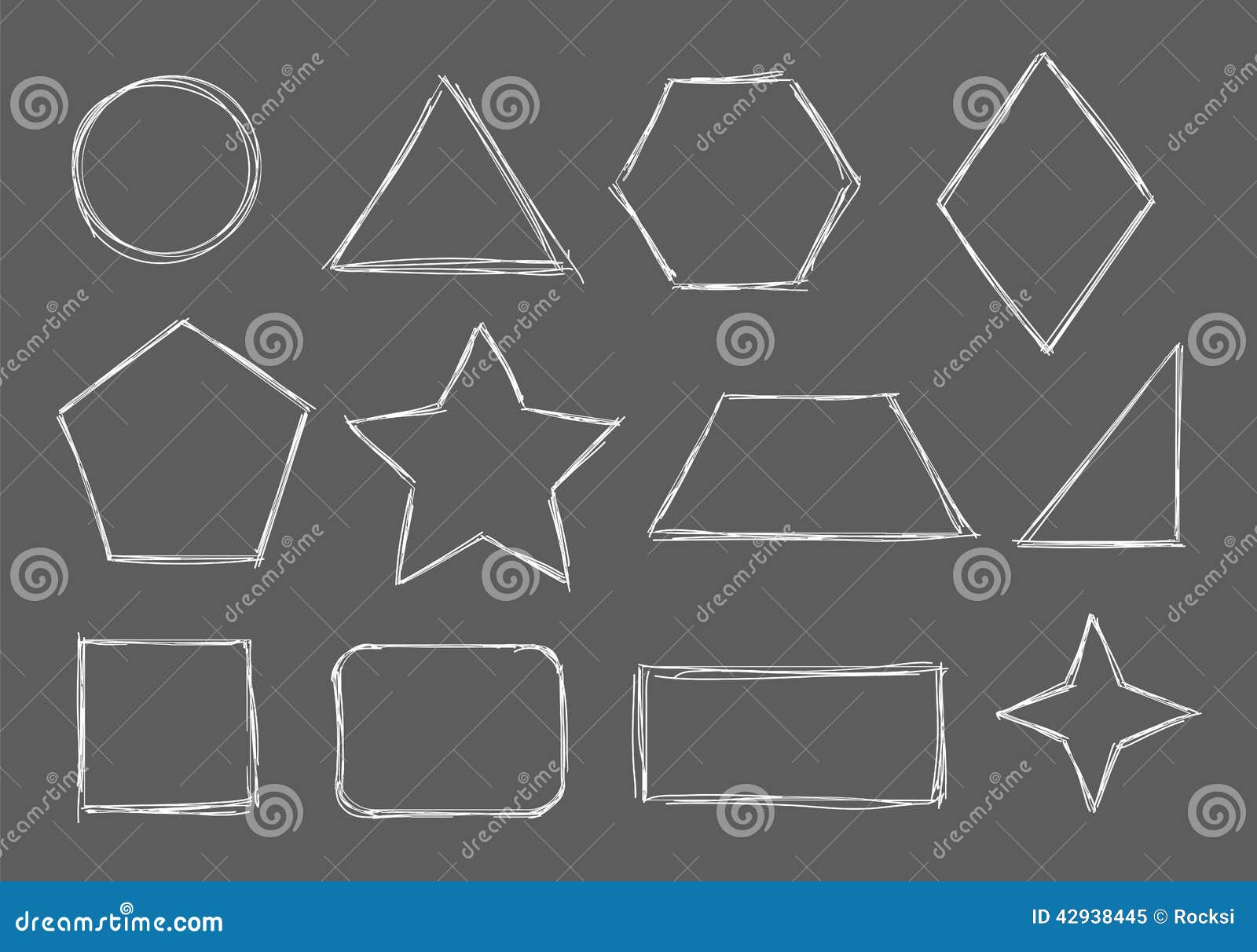 Chalk Pentagon Shape Stock Illustrations – 9 Chalk Pentagon Shape Stock ...