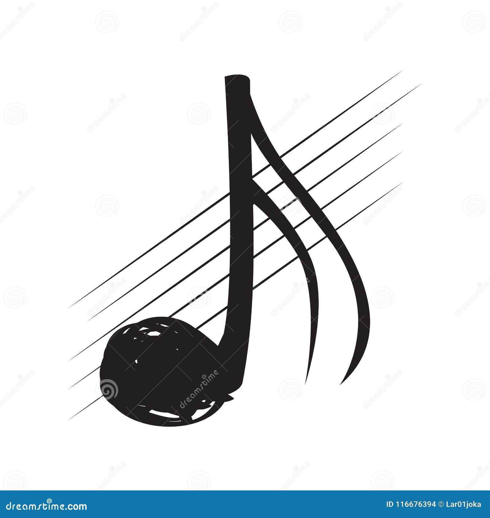 Draw A Sixteenth Note Royalty-Free Stock Photo | CartoonDealer.com ...