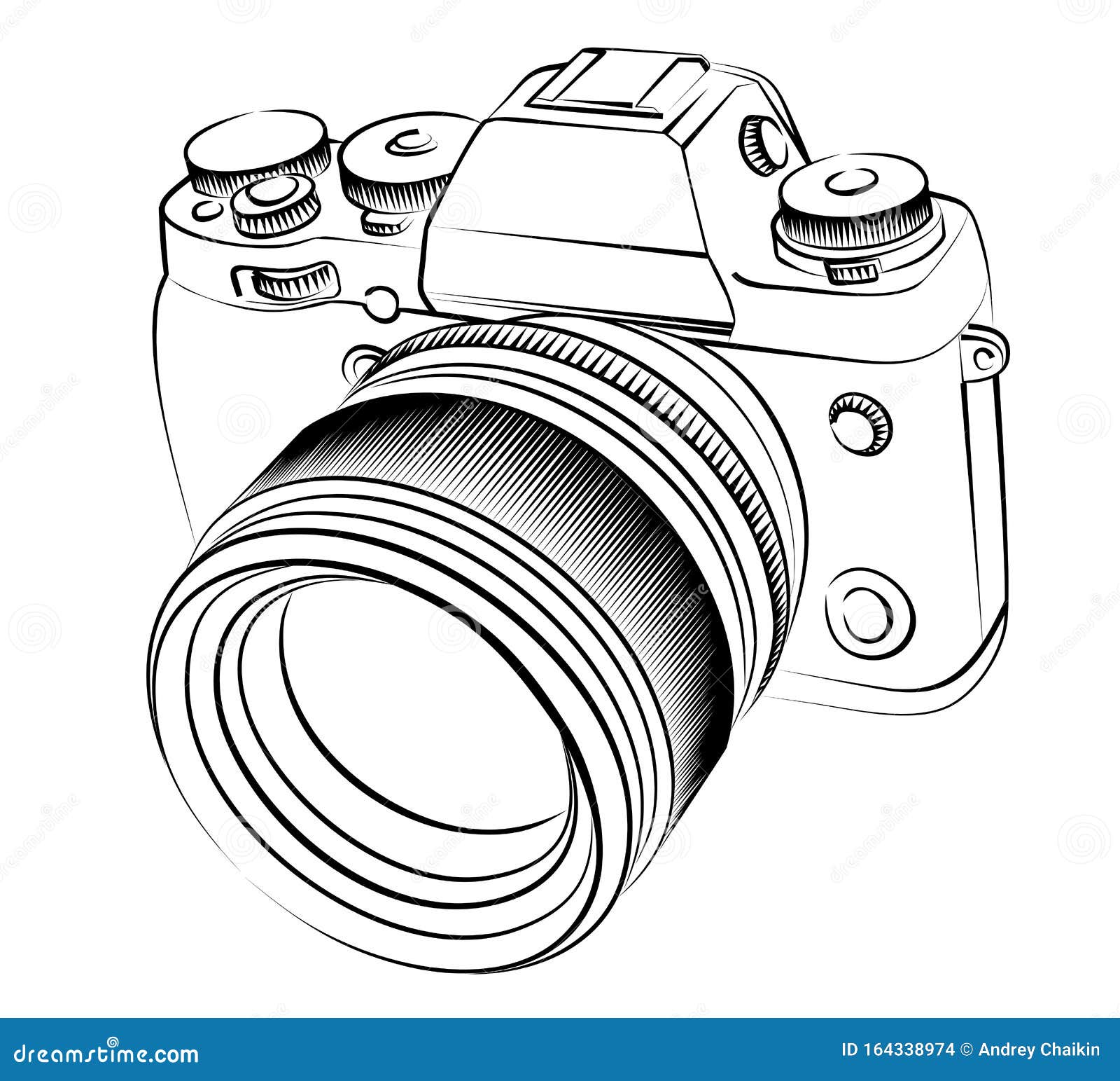 Drawing And Digital Camera Labeled