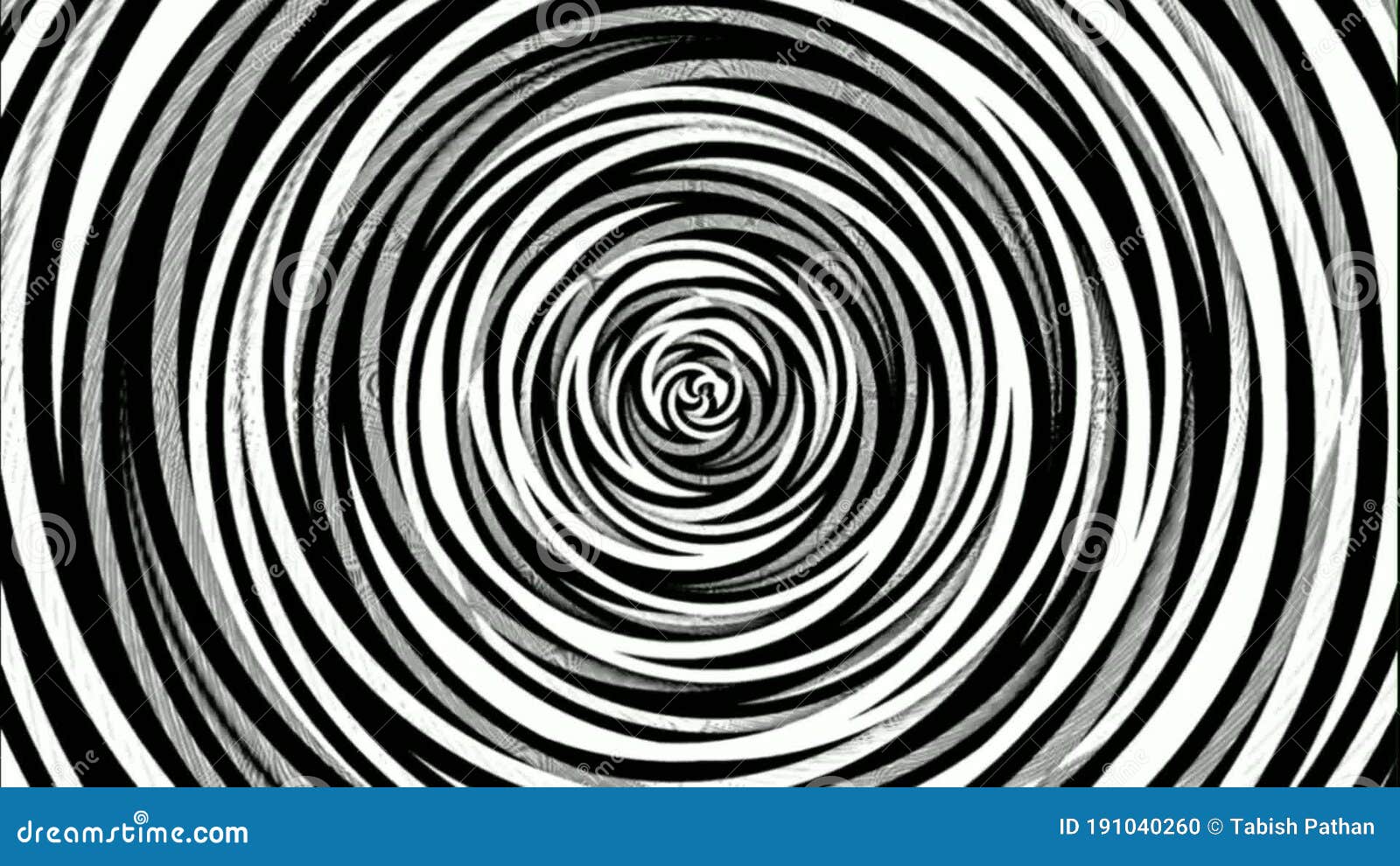 Sketch Spiral B&w Loop Animation Circles Stock Footage - Video of ...