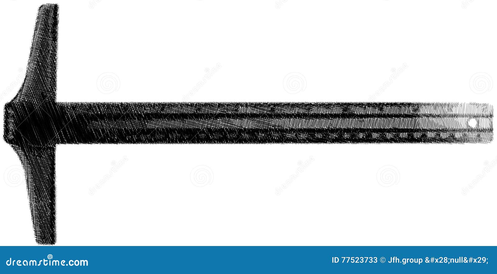 Old Style Ruler Stock Photography | CartoonDealer.com #103737878