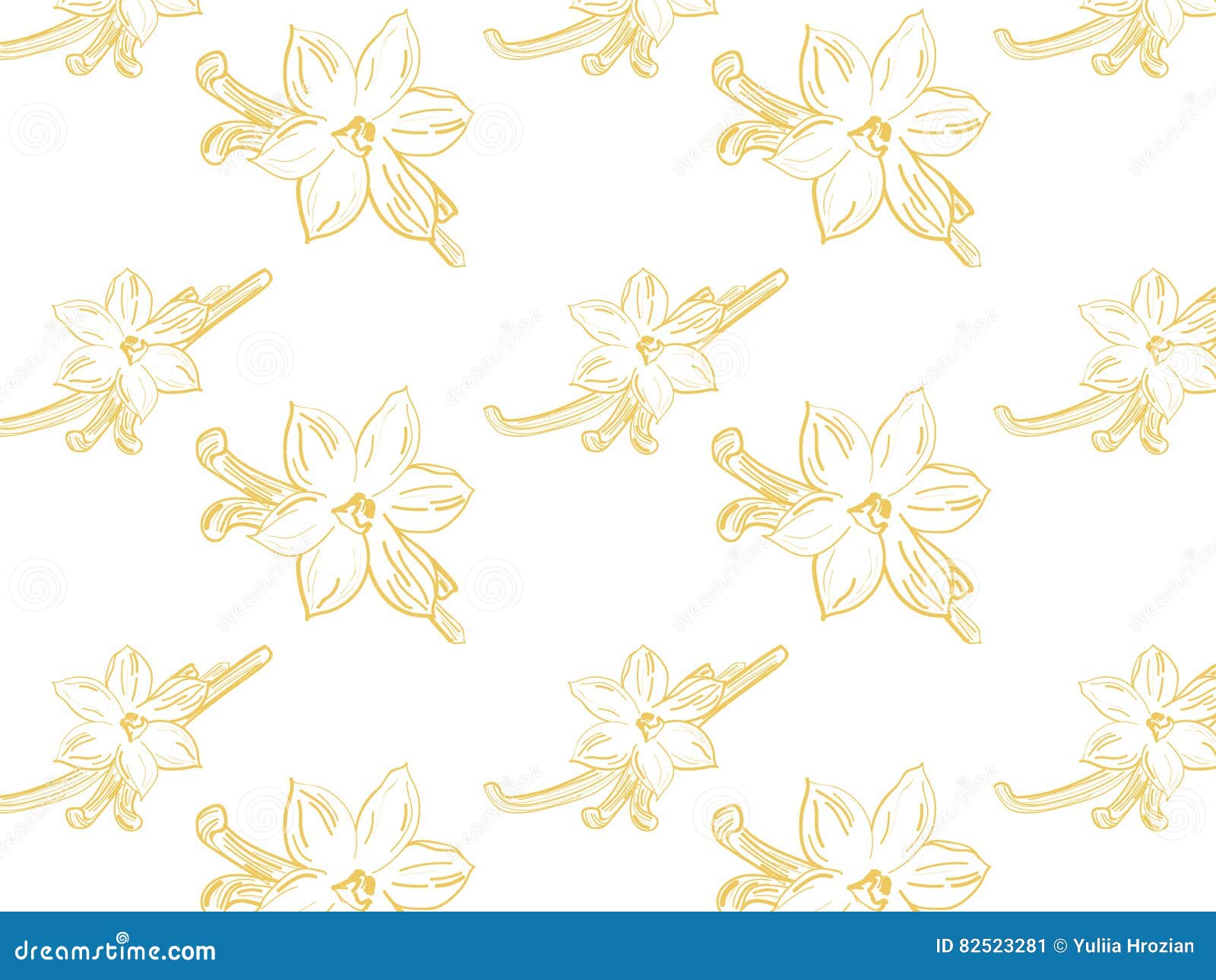 Vanilla Flower Wallpaper