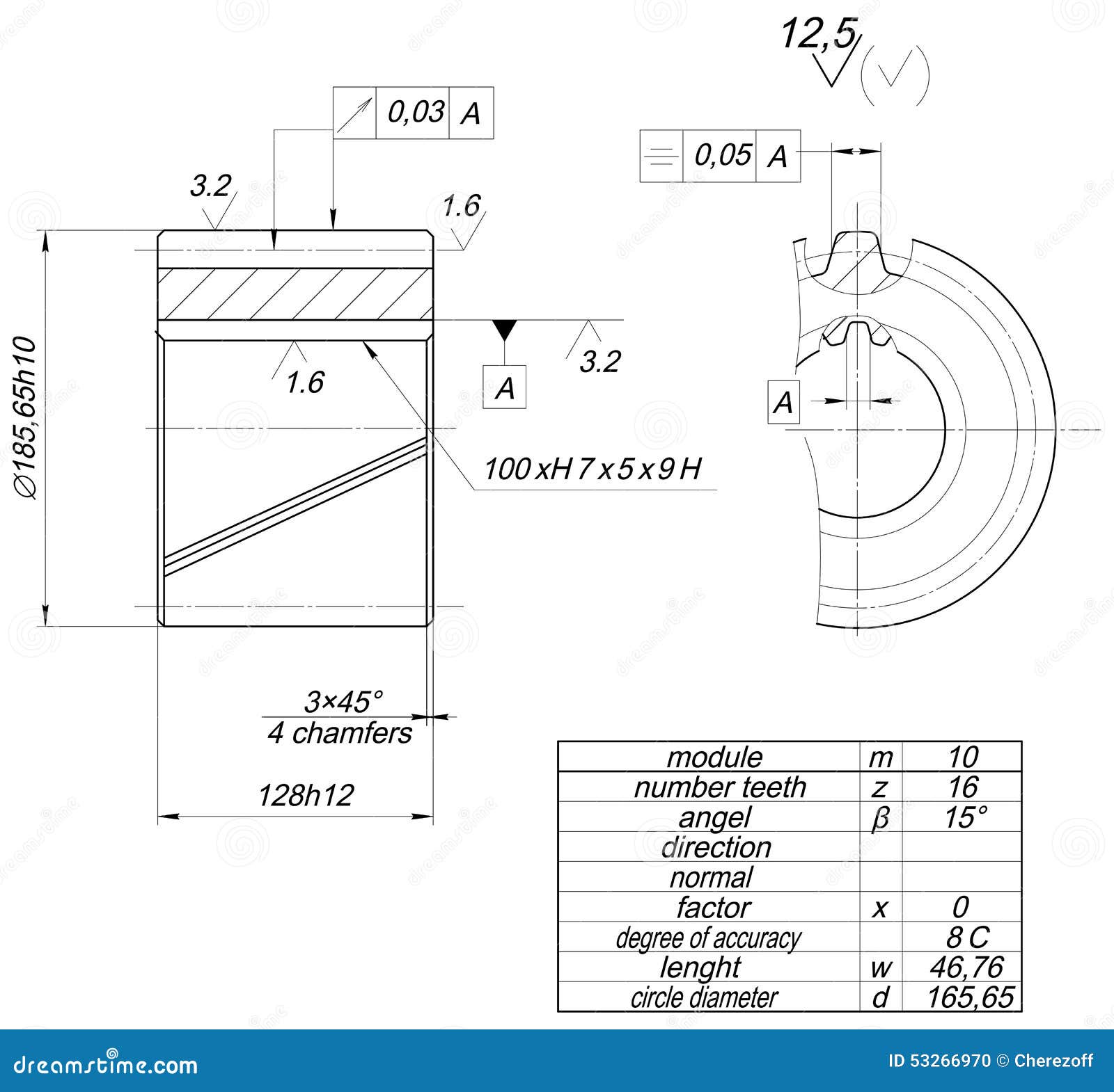 Circle Diameter Vector Icon Isolated On White Background ...