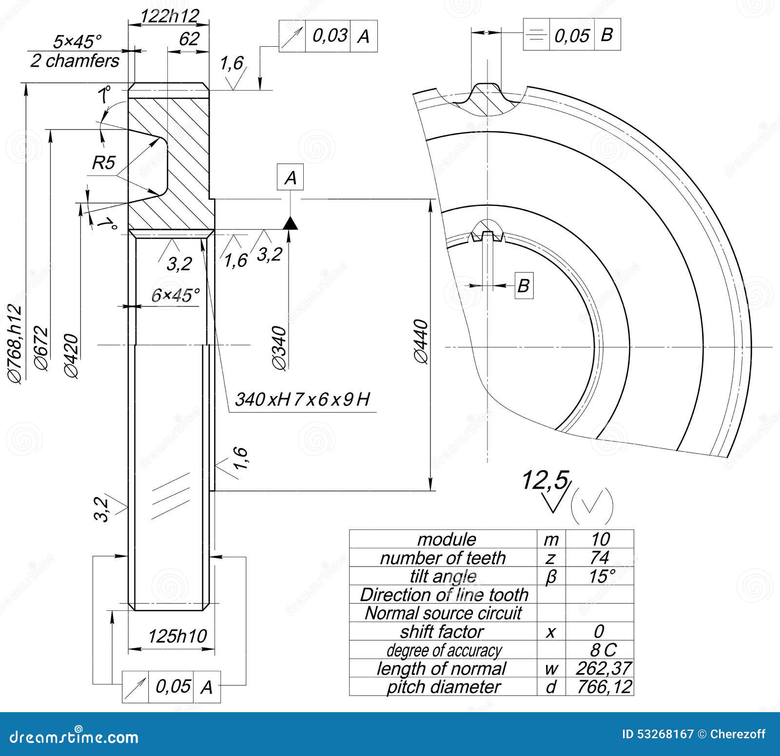 Sketch of Wheel with Tilt Angle Stock Vector - Illustration of expanded ...