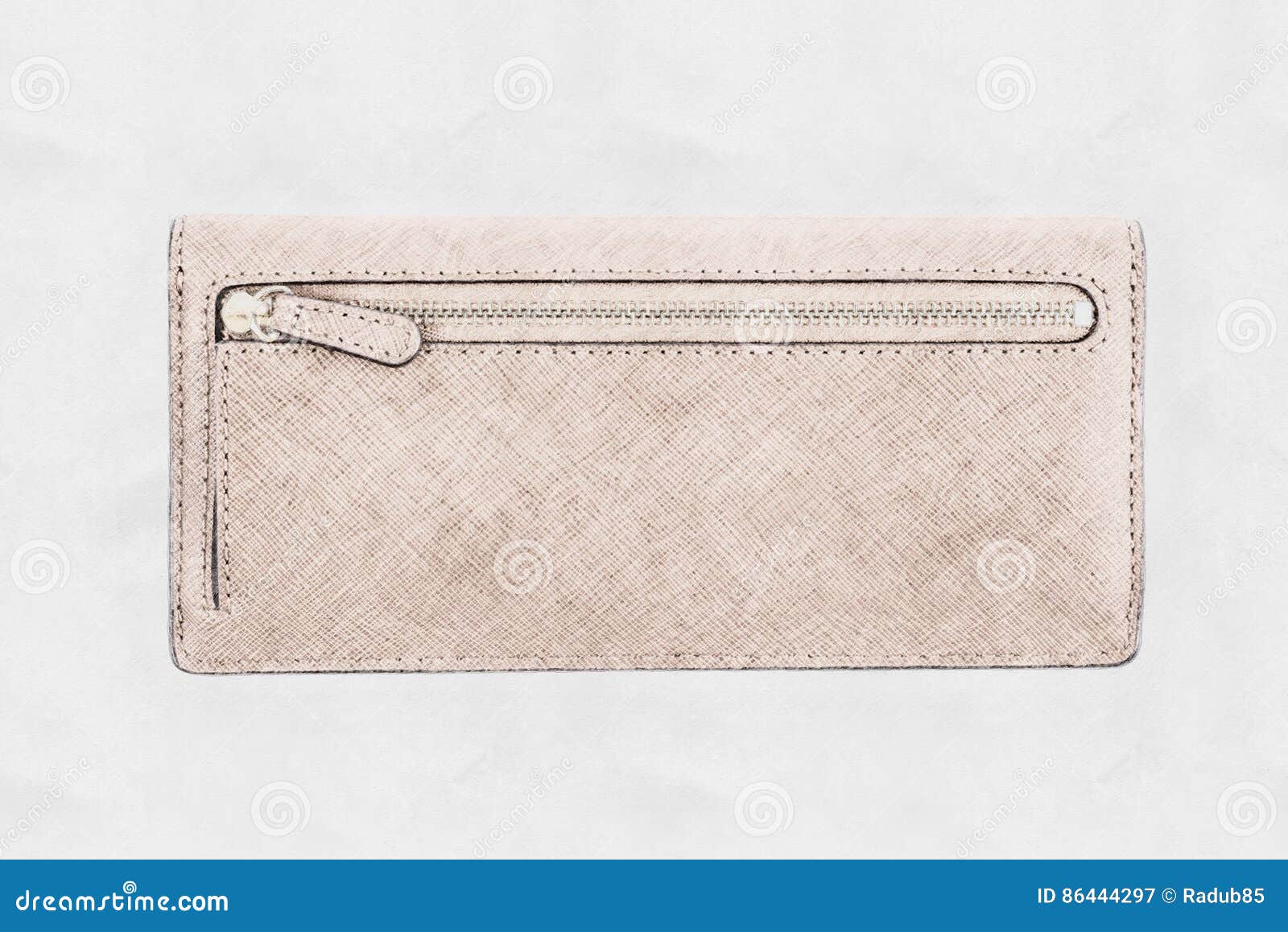 Sketch of Woman Wallet stock image. Image of abstract - 86444297
