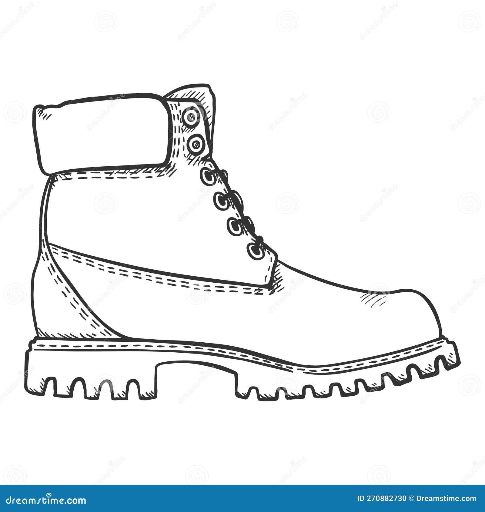 Sketch Of A Work Leader Balans. Hand Drawn Cartoon Vector Illustration ...