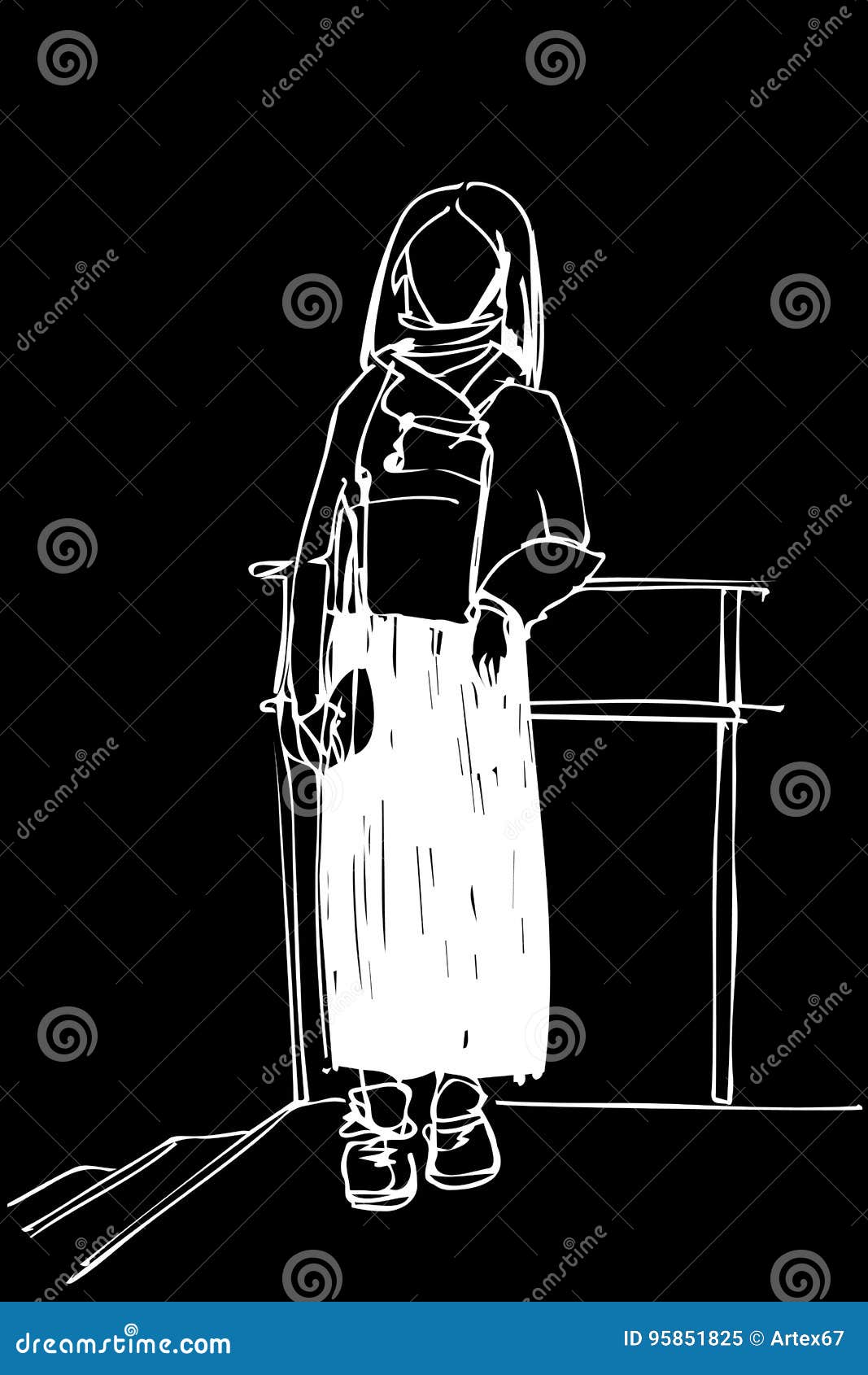 Young Dad Leaned Over To The Little Daughter. Father's Day. Caring ...