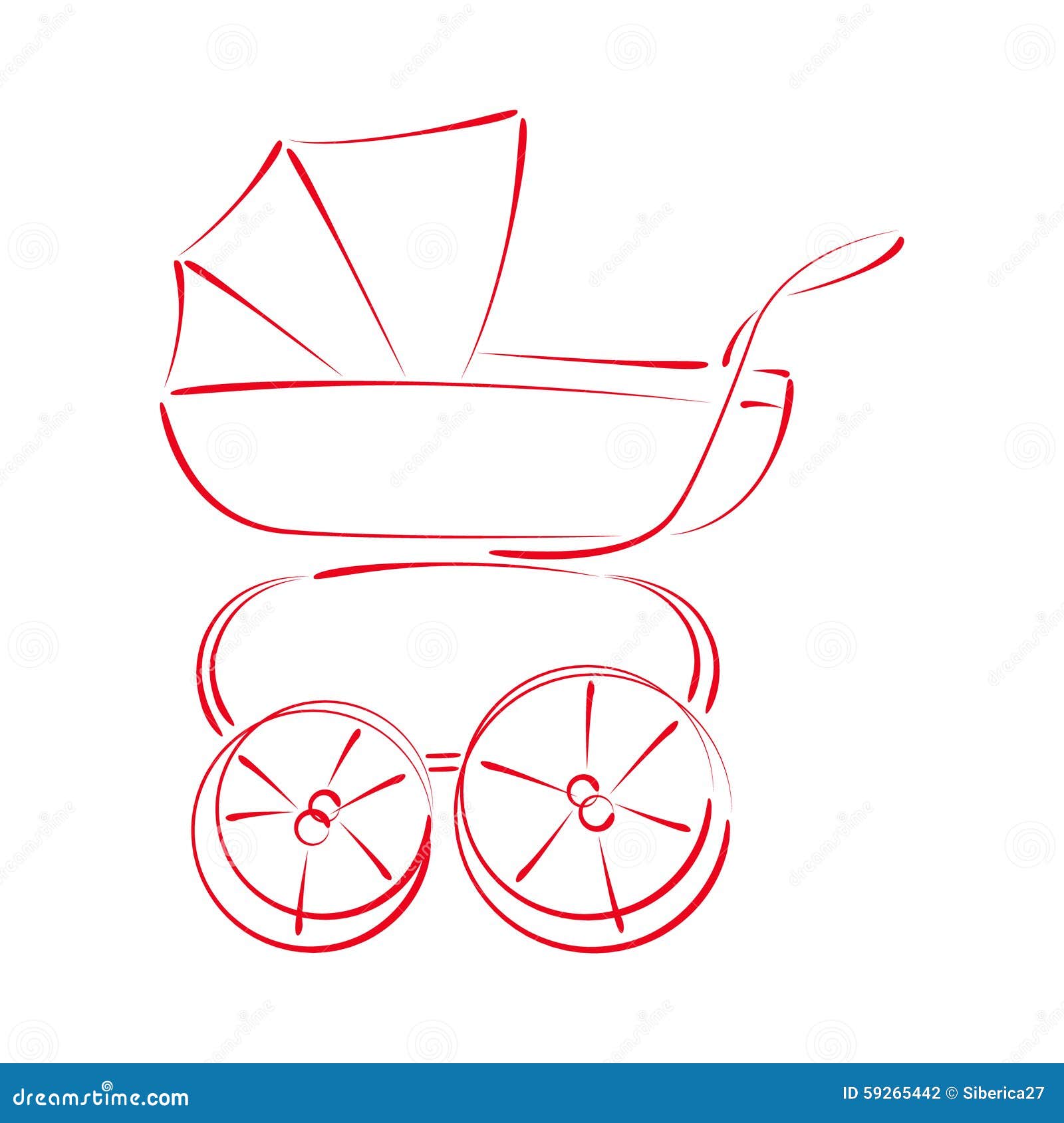 Baby Stroller Printable Template