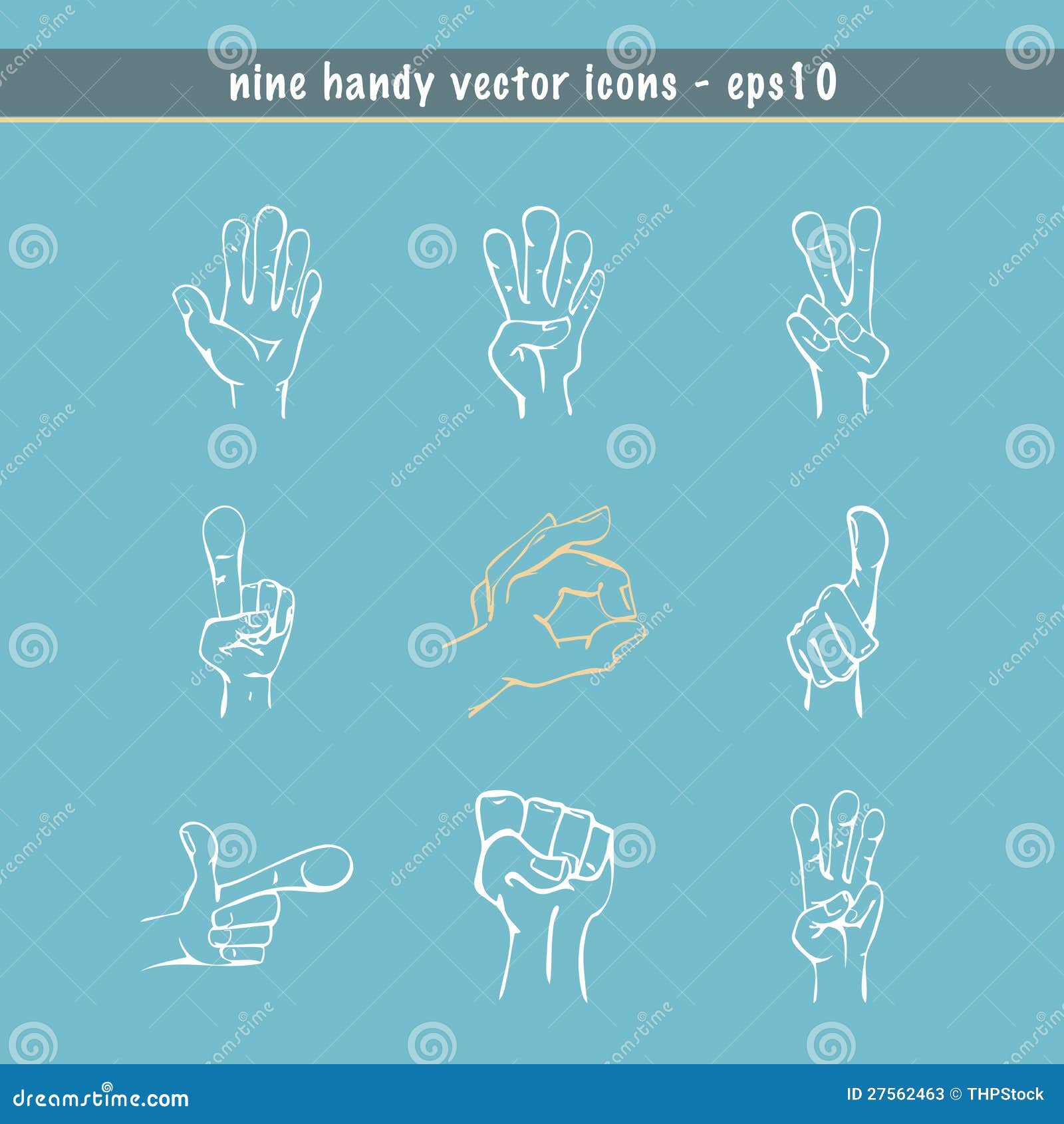 Handy Hands - Vector Hands Set | CartoonDealer.com #37384679