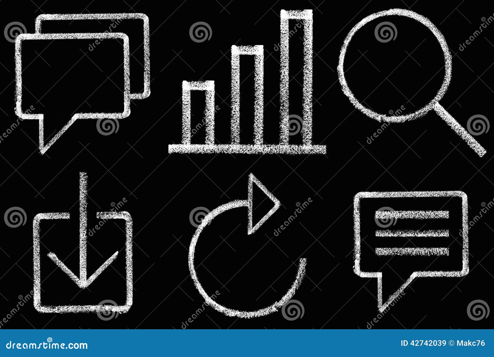 Sketched internet icons stock illustration. Illustration of drawing ...